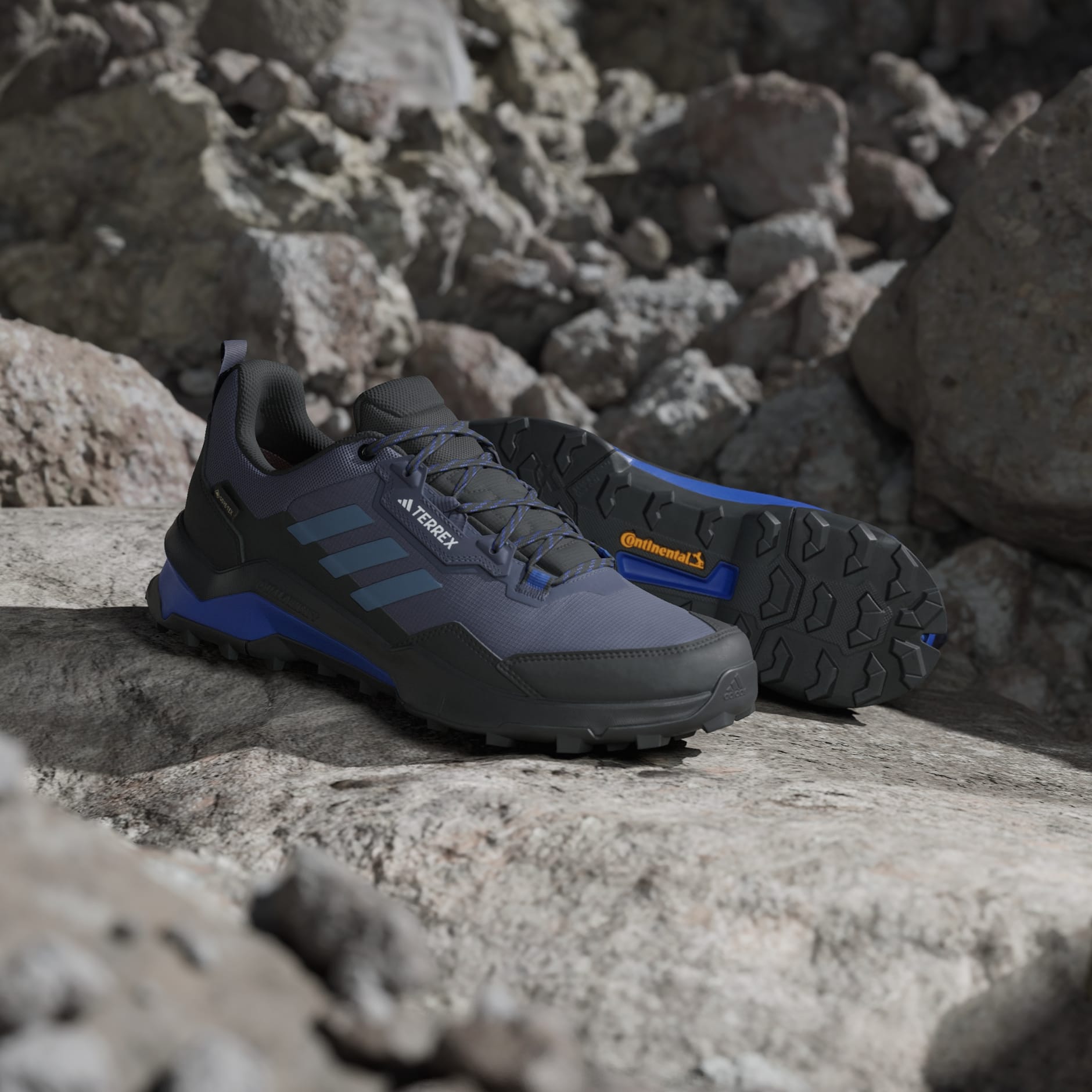 Men's Shoes - Terrex AX4 GORE-TEX Hiking Shoes - Blue | adidas Saudi Arabia