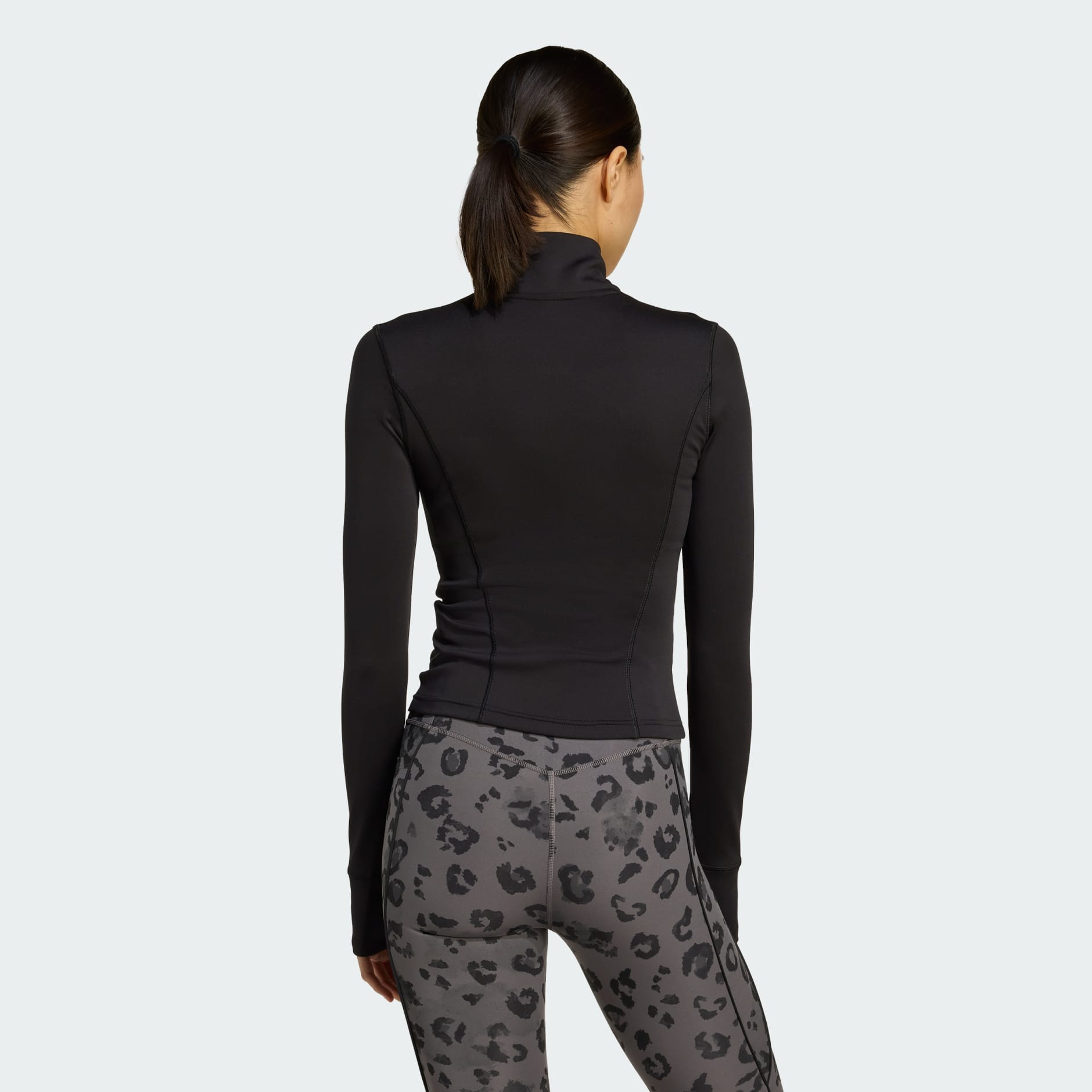 Clothing - Optime Essentials Full-Zip Jacket - Black | adidas South Africa