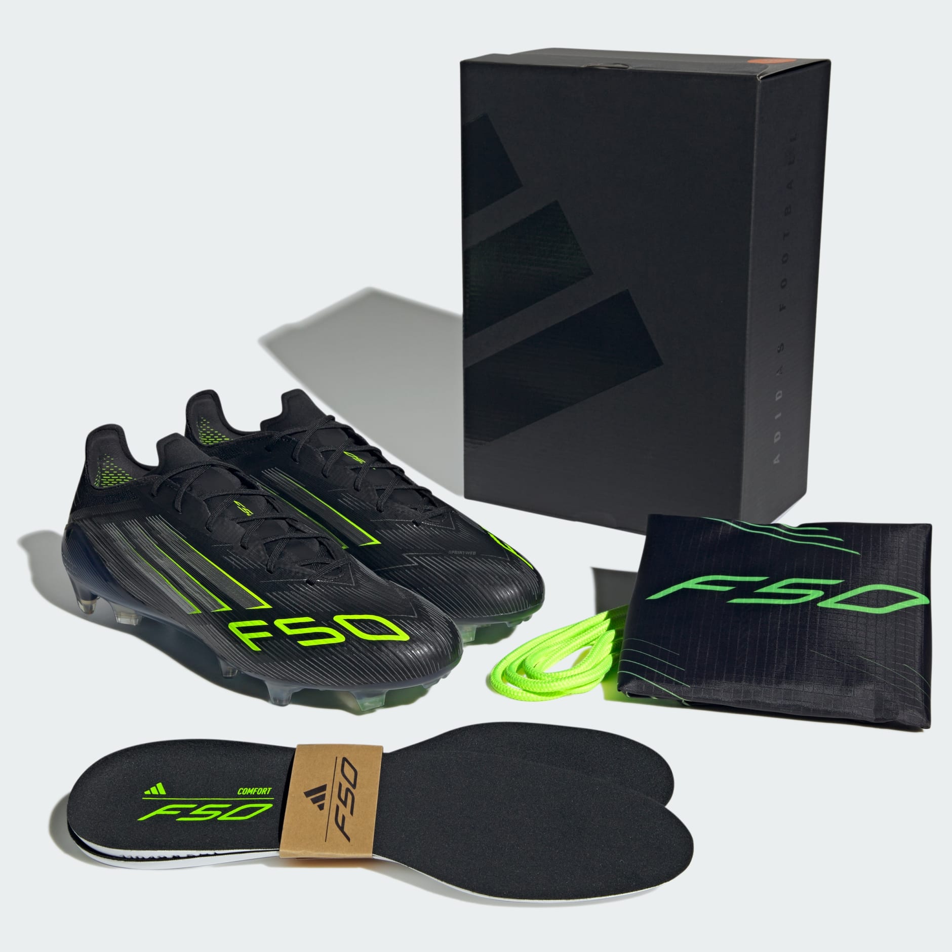 adidas F50 Elite Firm Ground Boots - Black | adidas UAE