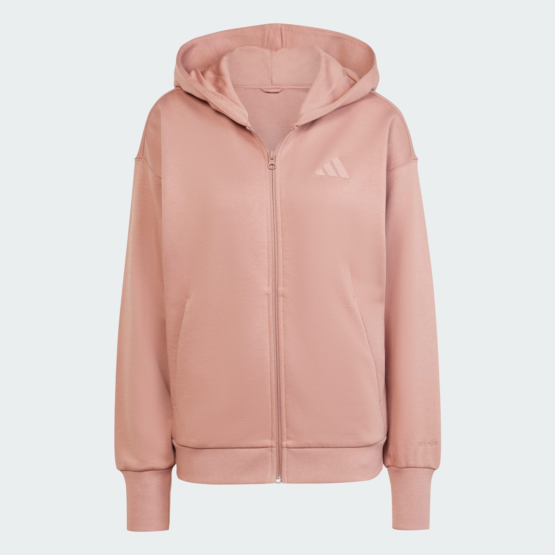 adidas Veste à capuche entièrement zippée molleton ALL SZN - Rose ...