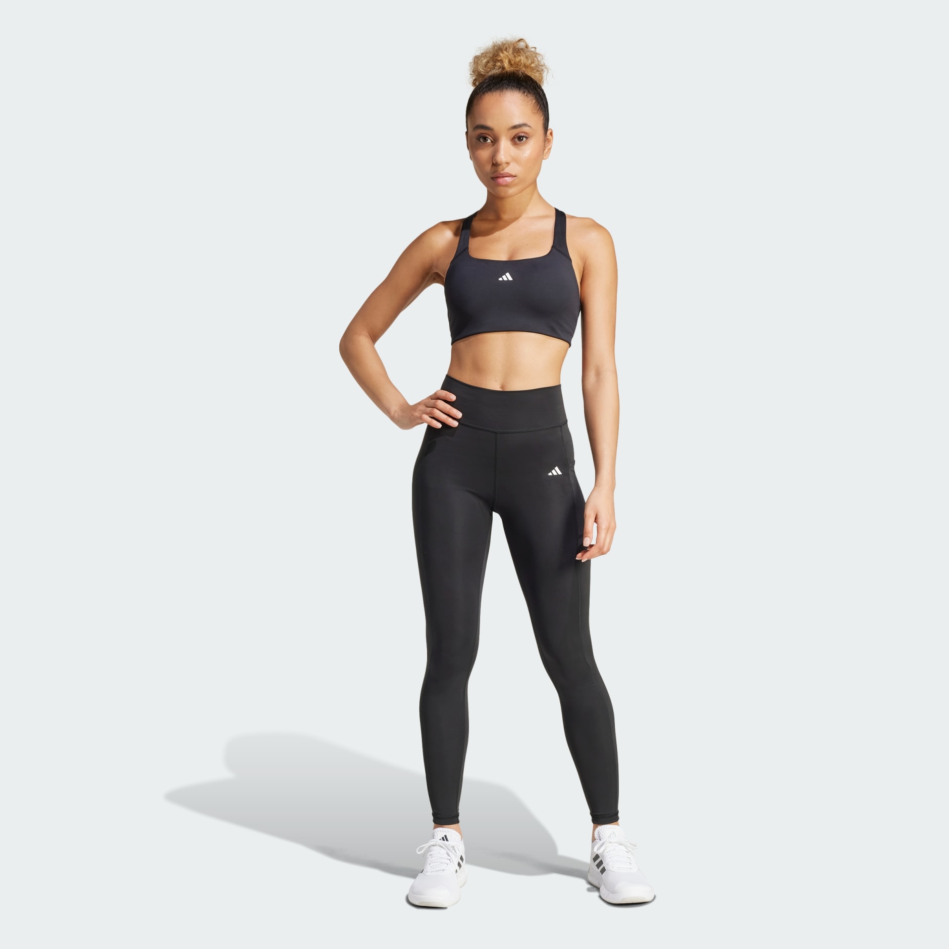 adidas Powerimpact Training Medium-Support Bra - Black | adidas UAE