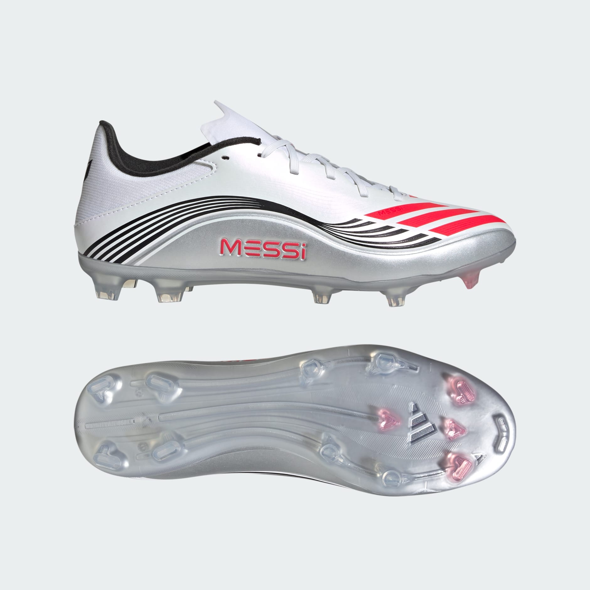 adidas F50 Messi League Firm/Multi-Ground Boots - White | adidas UAE