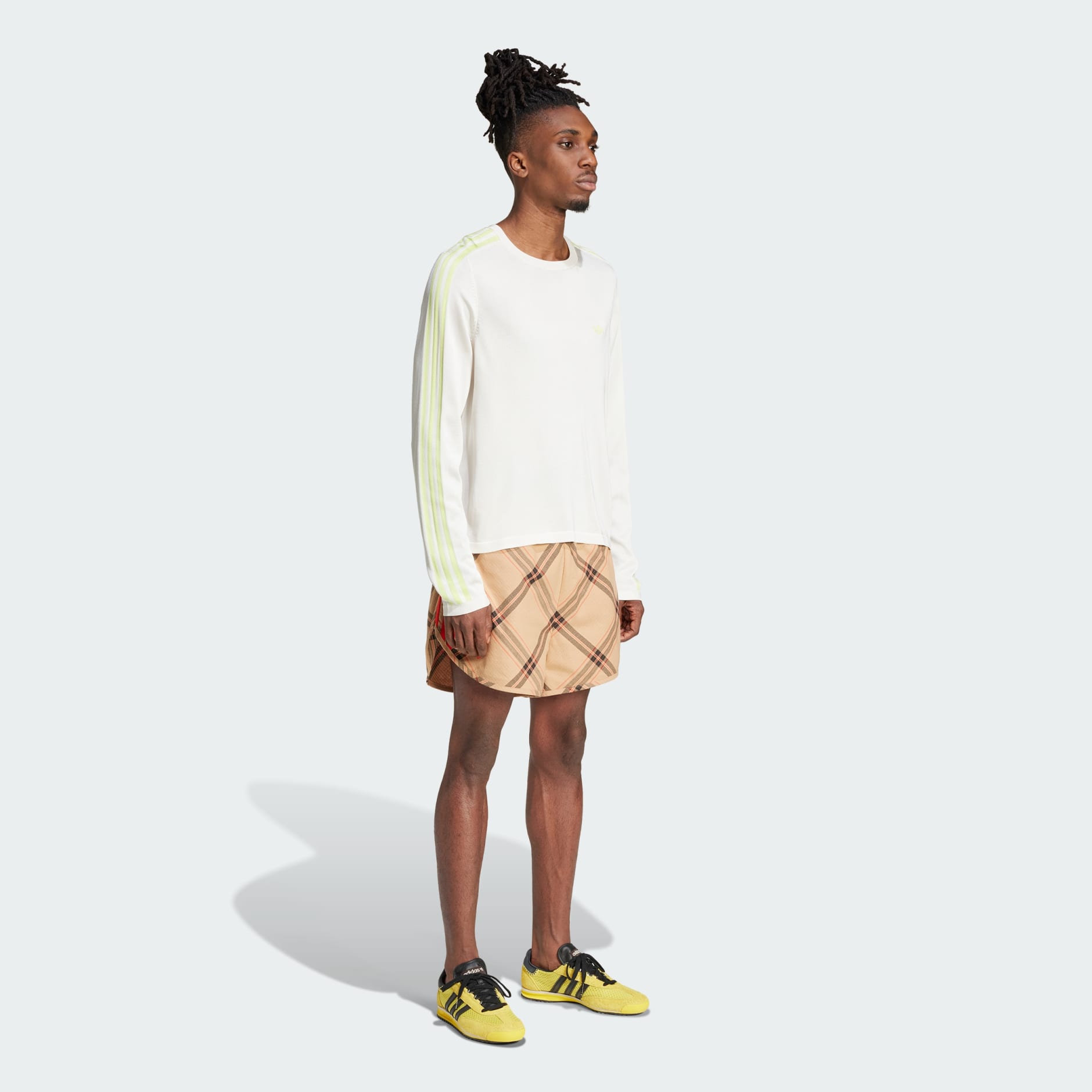 Wales Bonner Knit Long Sleeve Tee - White | adidas Hong Kong