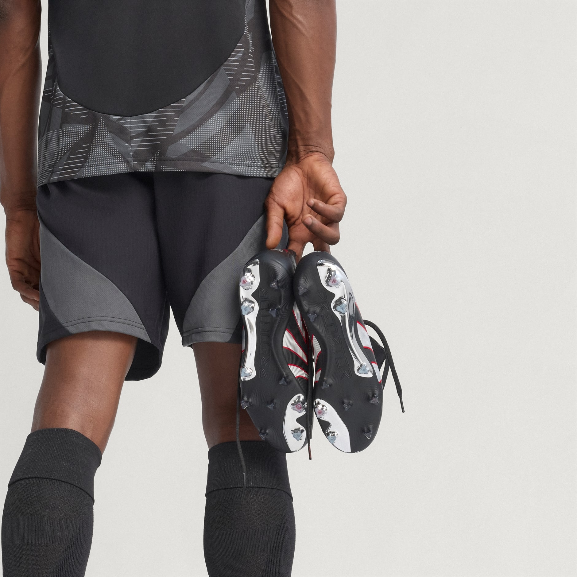 adidas Predator Obsidian Strike Fold-Over Tongue Firm Ground Football ...