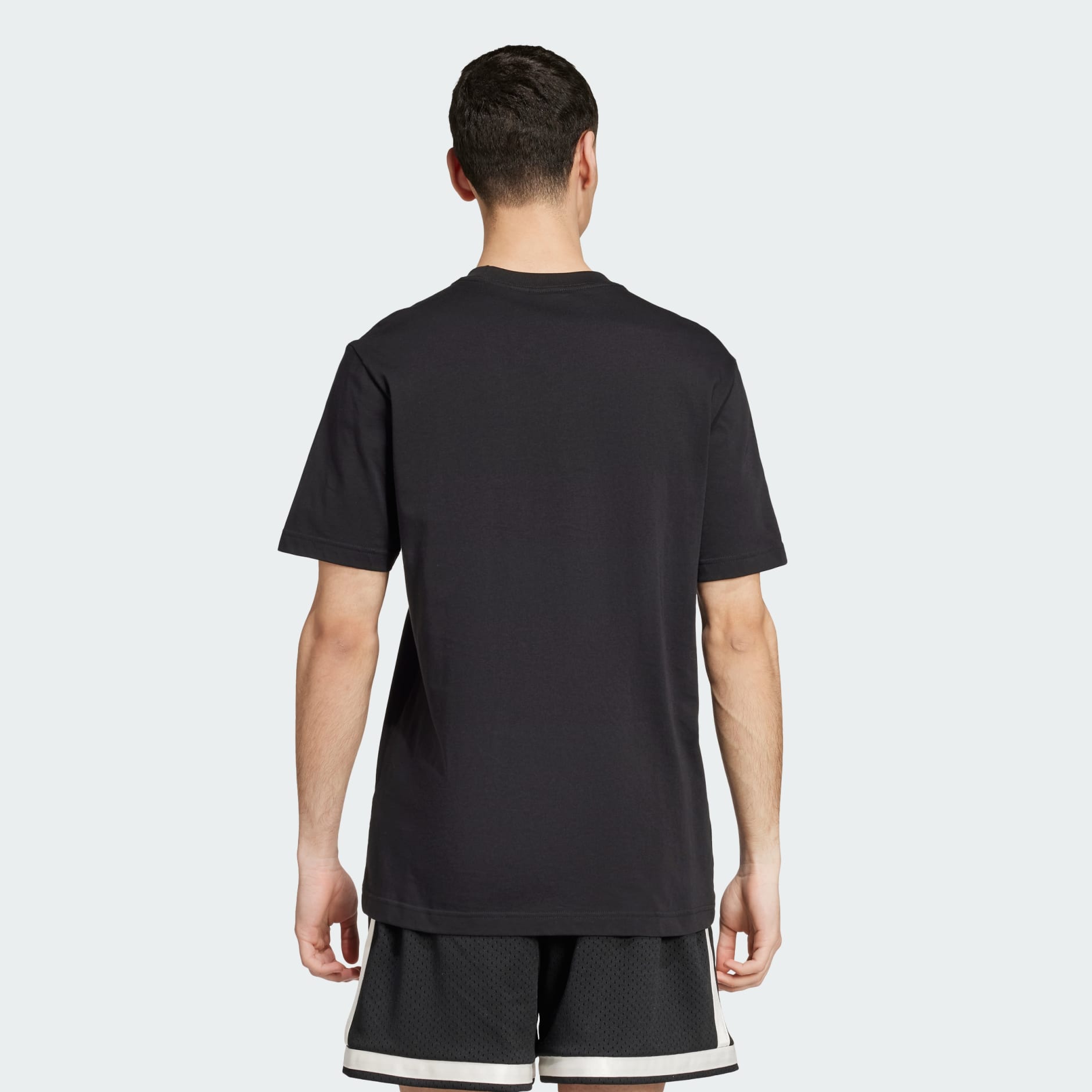 Men's Clothing - Camo Lil Trefoil Tee - Black | adidas Saudi Arabia