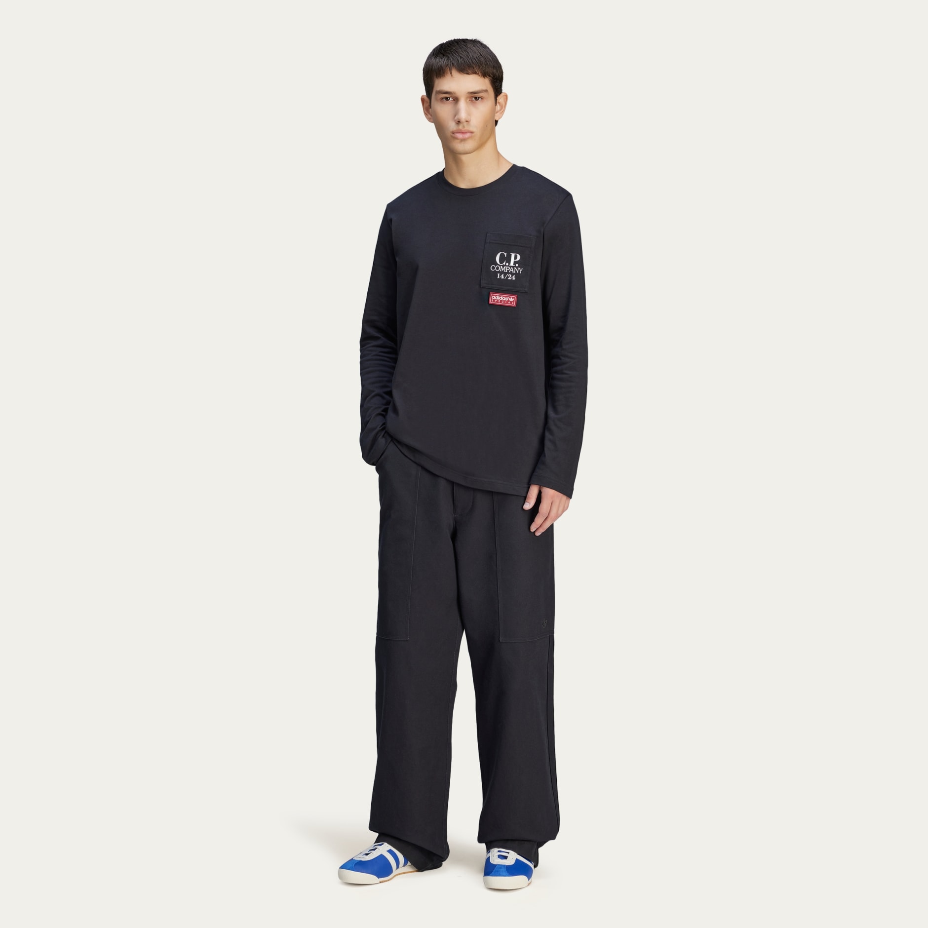 CP SPZL Pocket Long Sleeve Top - Black | adidas Hong Kong
