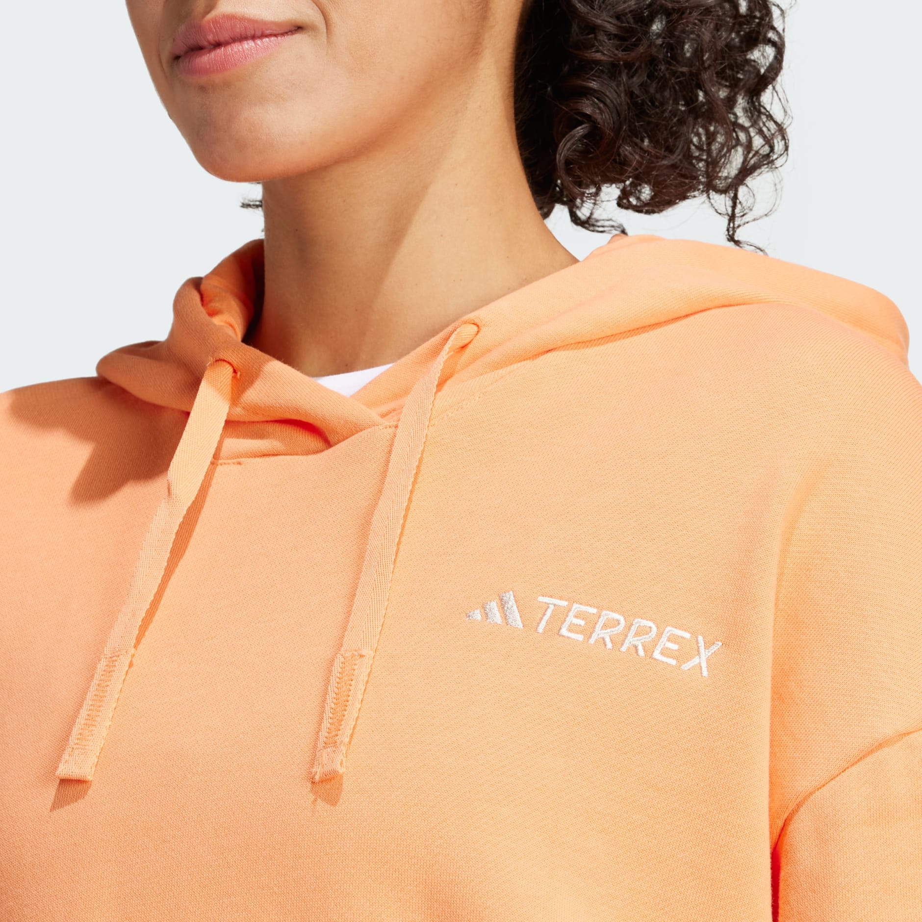 adidas Terrex Logo Hoodie - Orange | adidas UAE