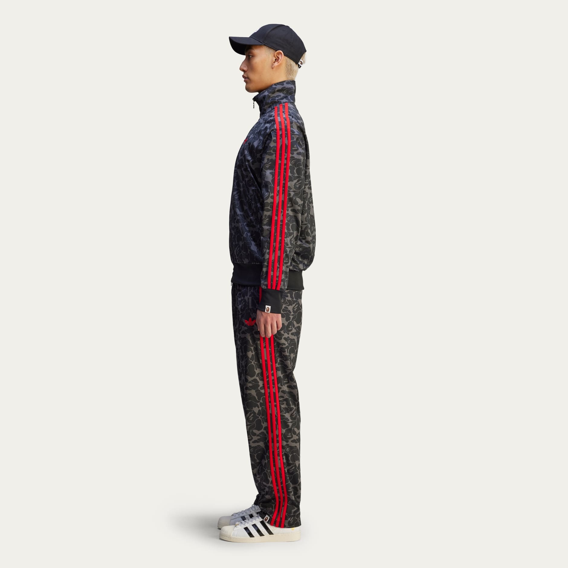 adidas BAPE Firebird Track Pants - Black | adidas UAE
