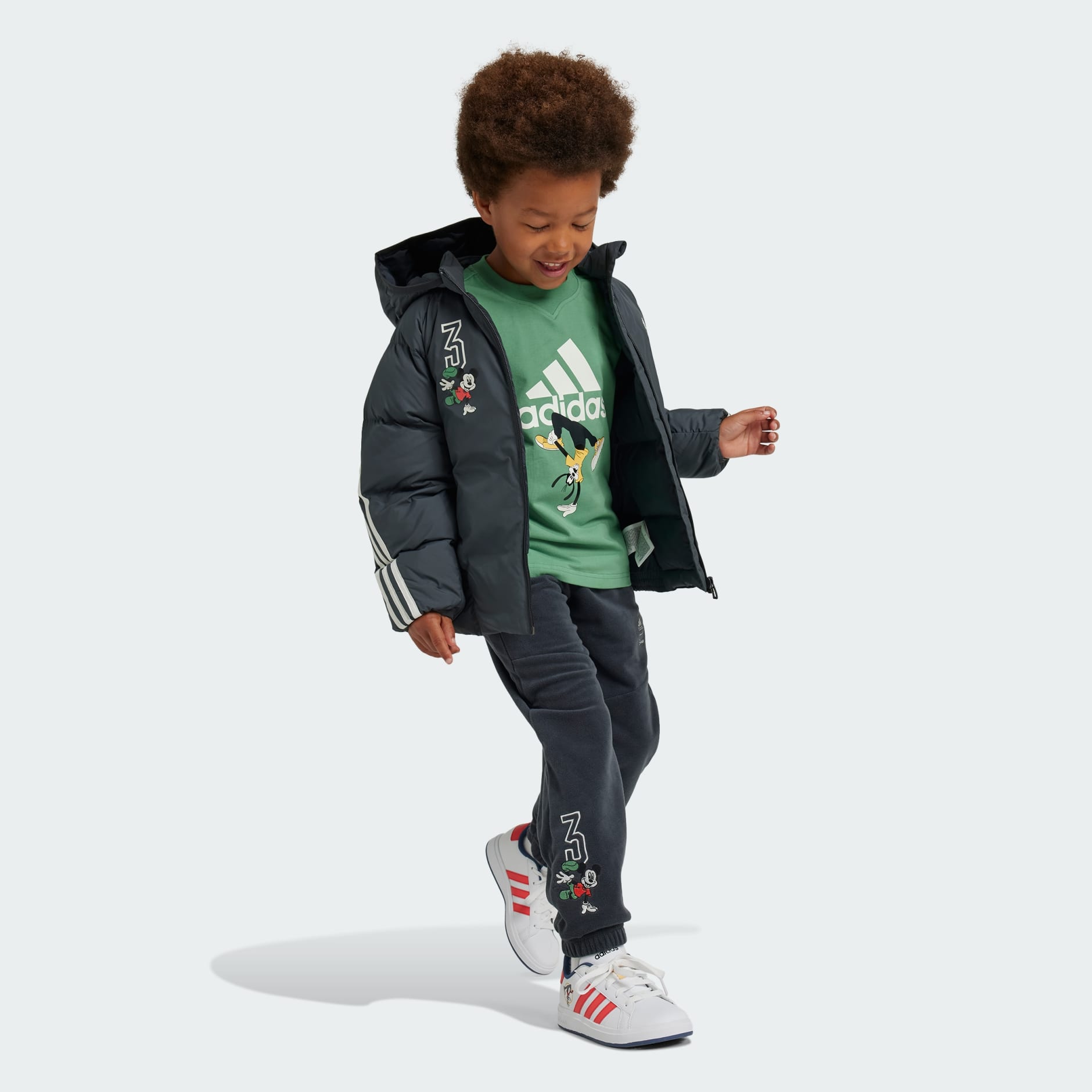 Kids Clothing - adidas Disney Mickey Mouse Tee - Green | adidas Kuwait