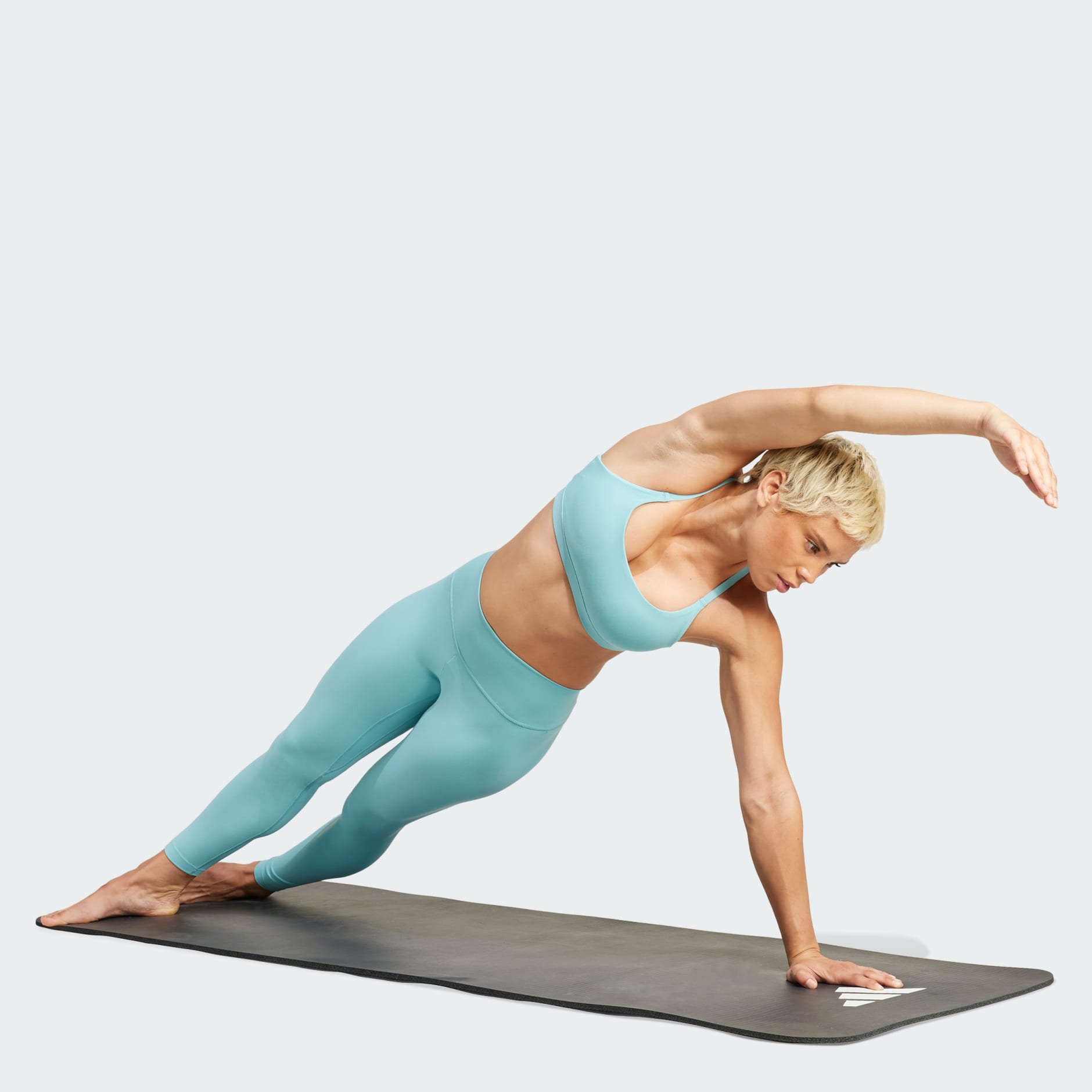 CLOTHING - All Me 7/8 Leggings - Turquoise | adidas Oman