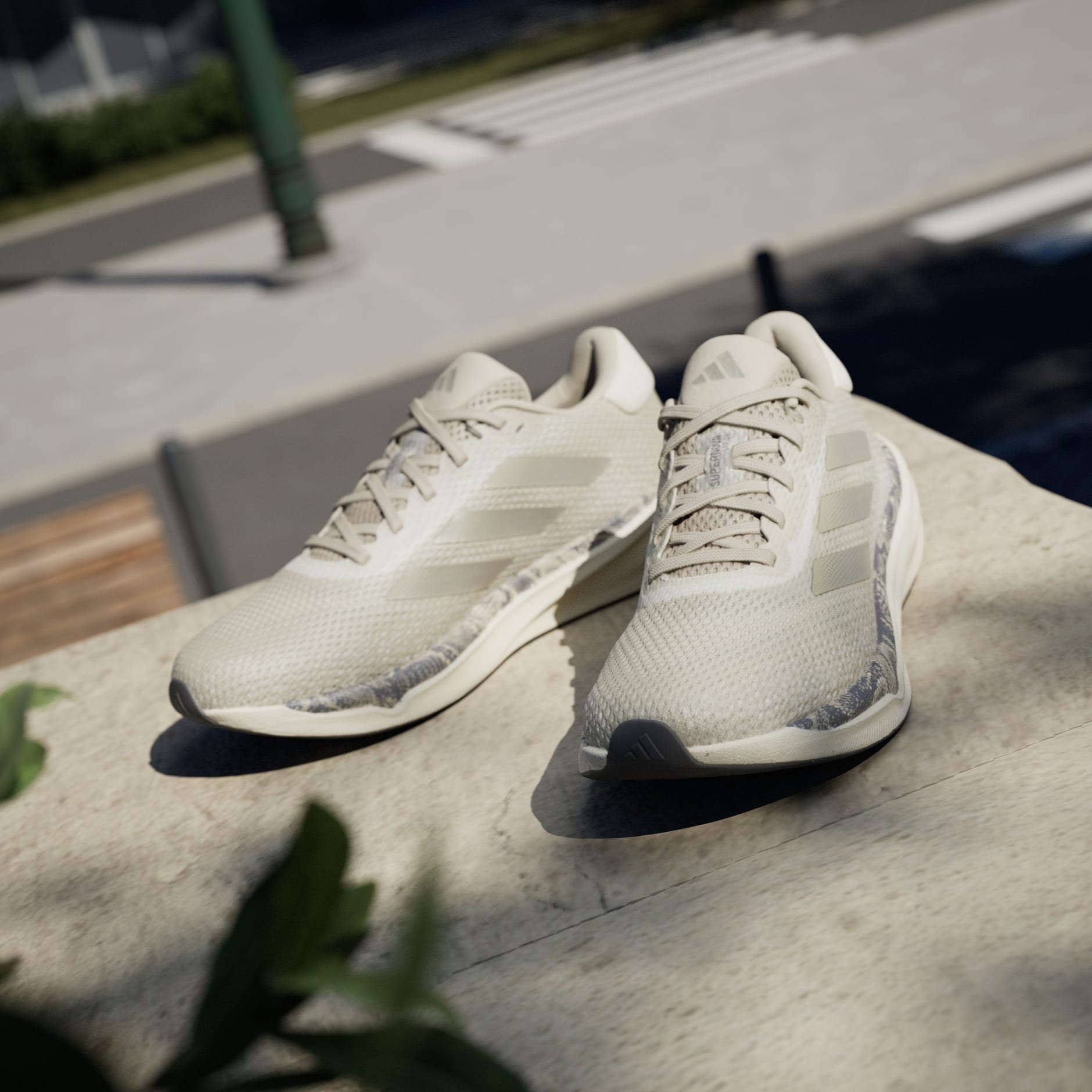 SHOES - Supernova Stride Running Shoes - Beige | adidas Kuwait