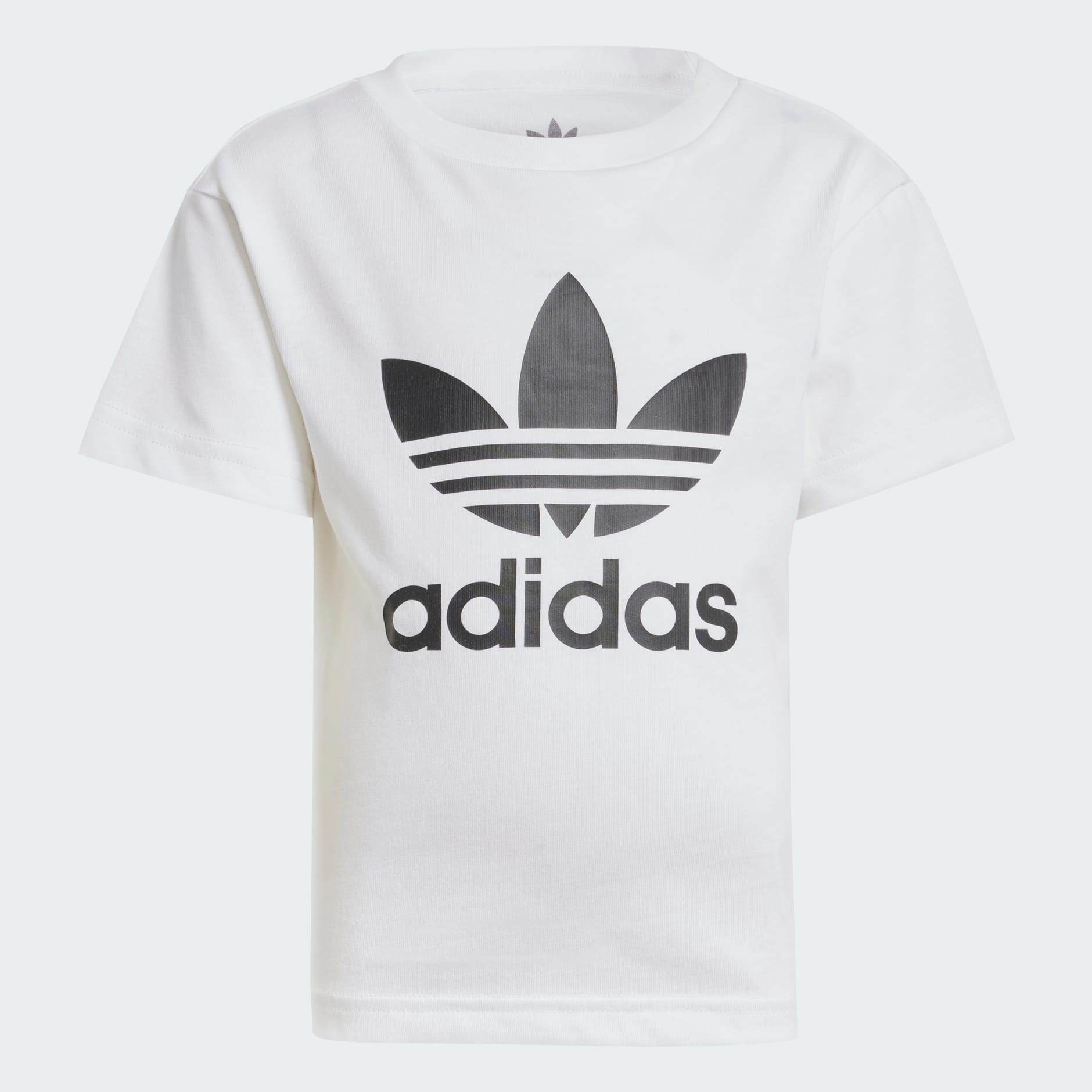 adidas Adicolor Trefoil Tee Kids - White | adidas UAE