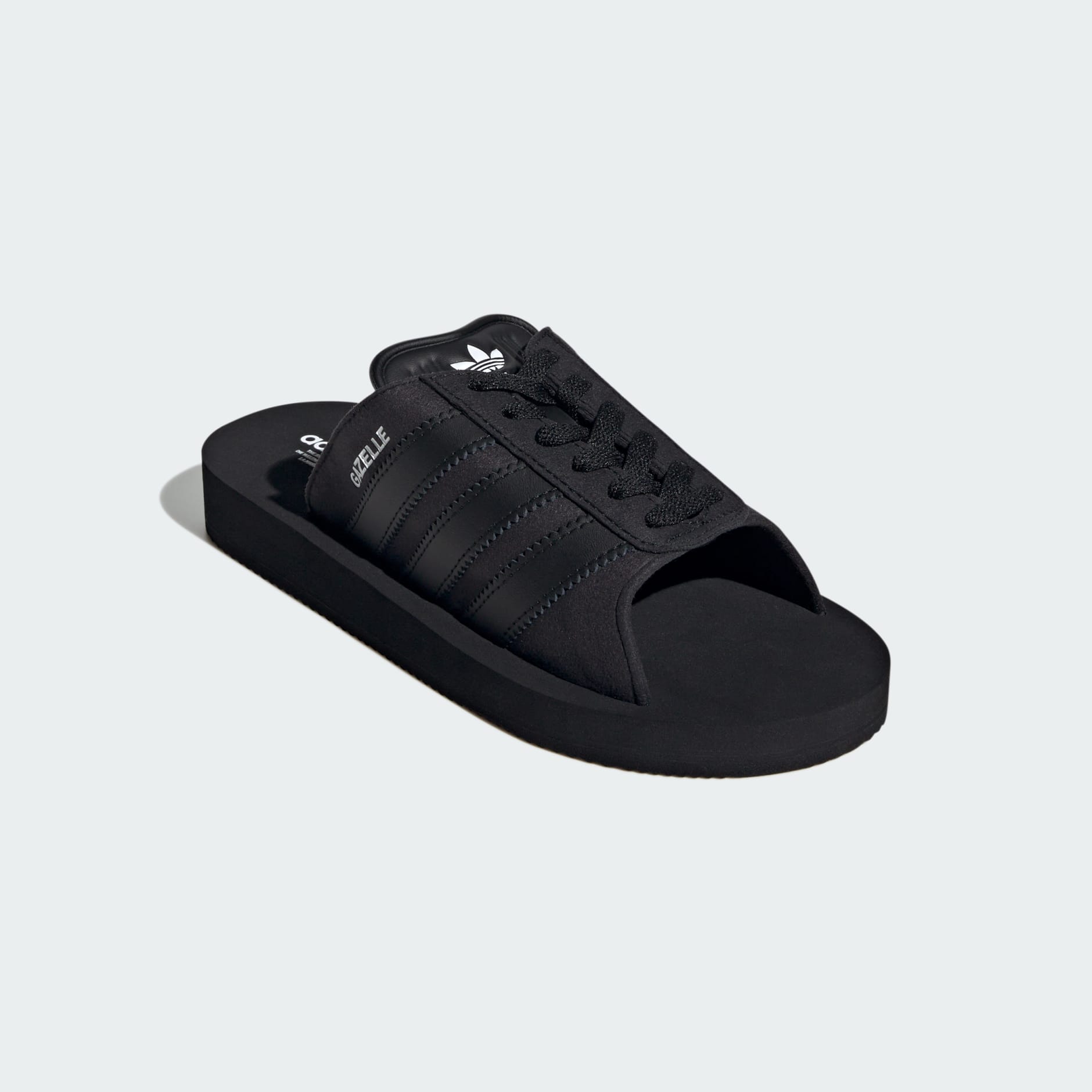 Shoes - Gazelle Beach Slides - Black | adidas South Africa