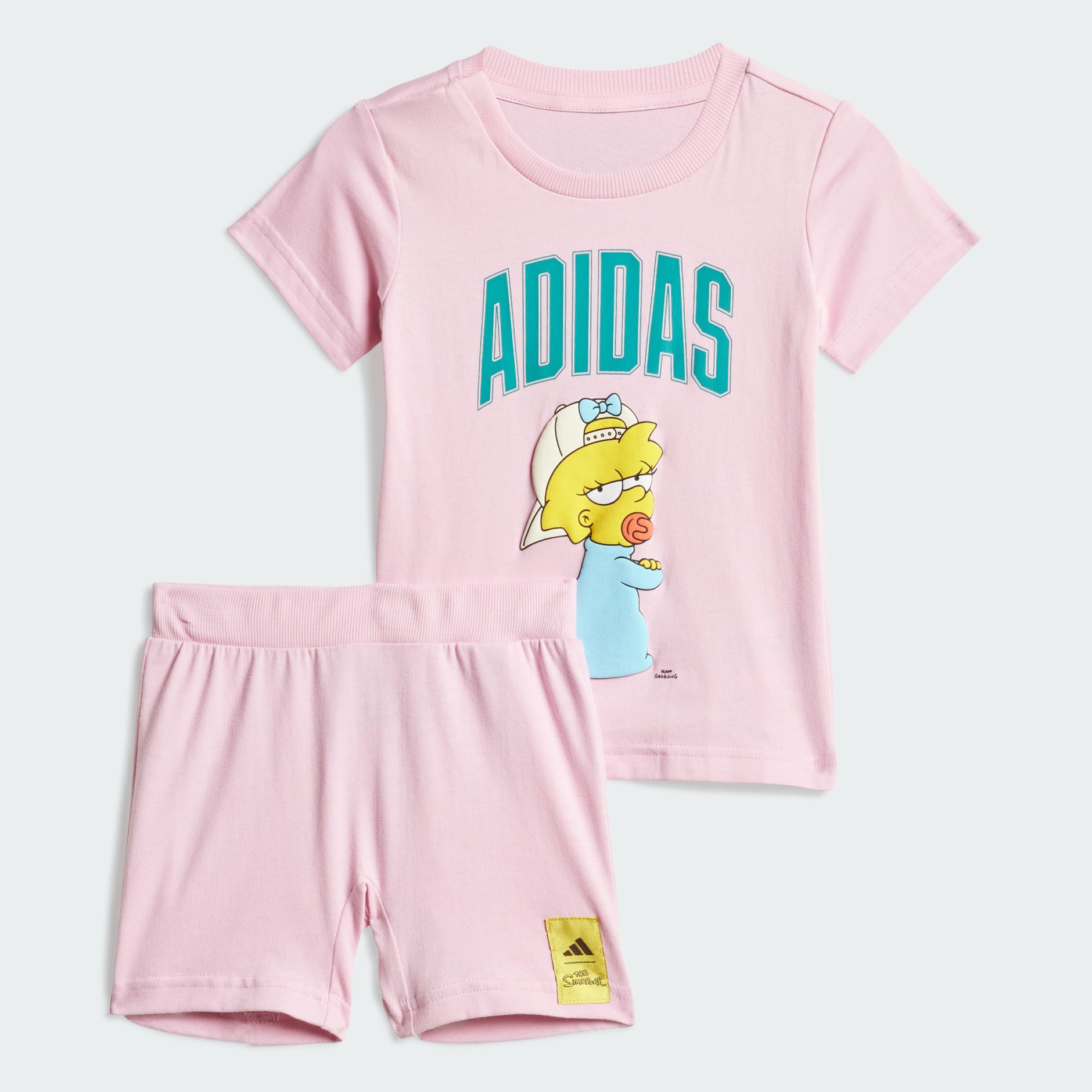 Clothing - The Simpsons Tee Set Kids - Pink | adidas South Africa