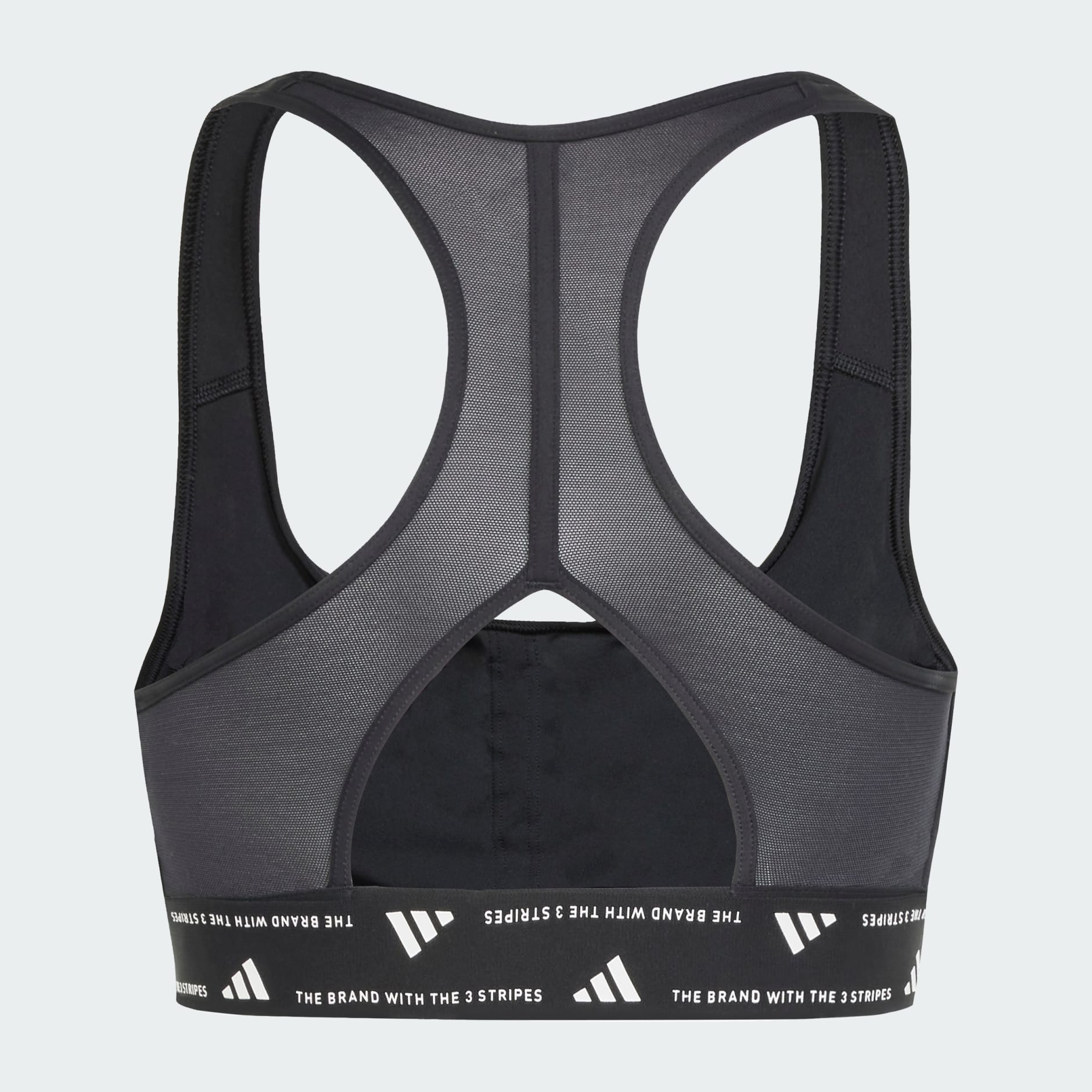 Clothing - Powerreact Training Medium-Support Bra - Black | adidas ...