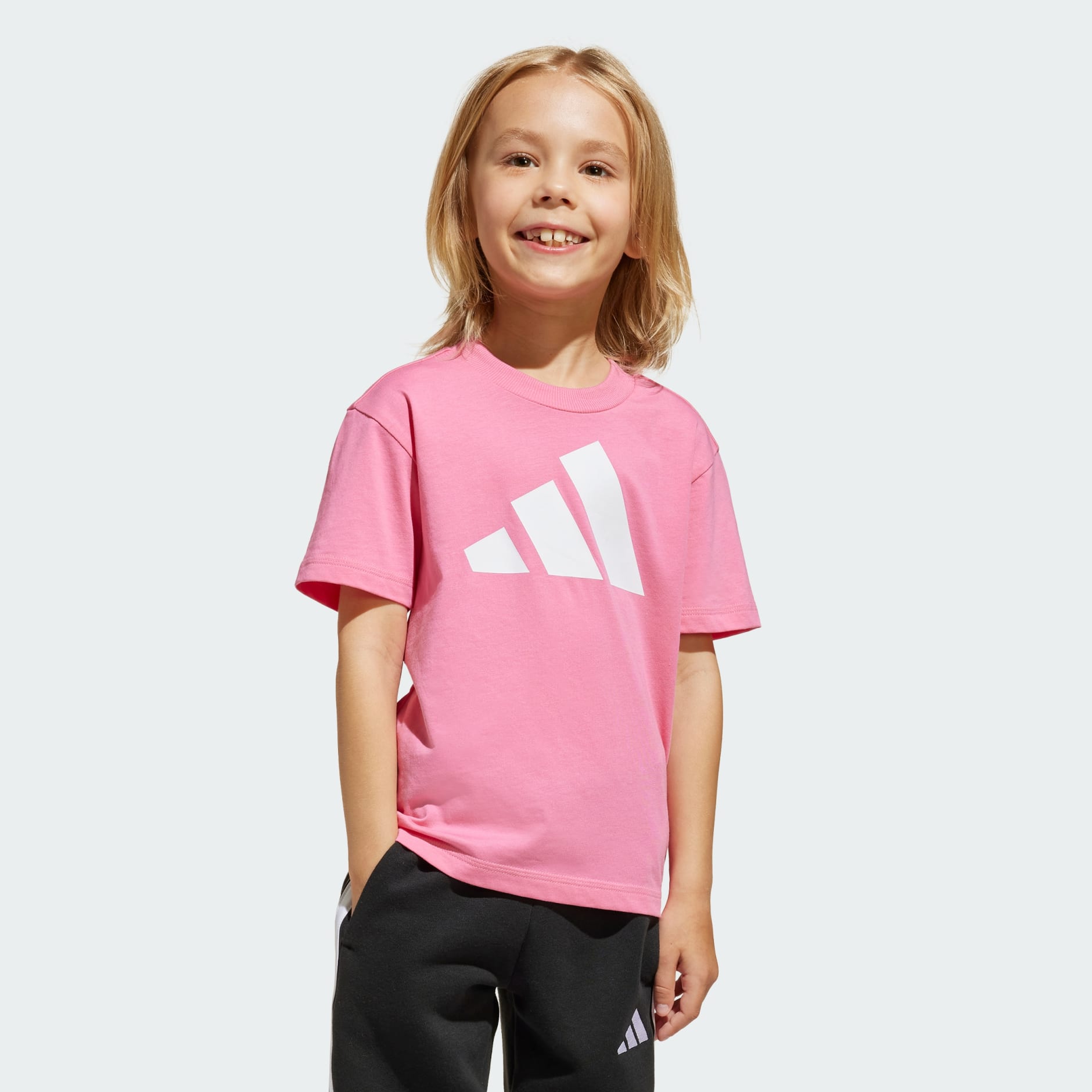 adidas Essentials Tee Kids - Pink | adidas UAE