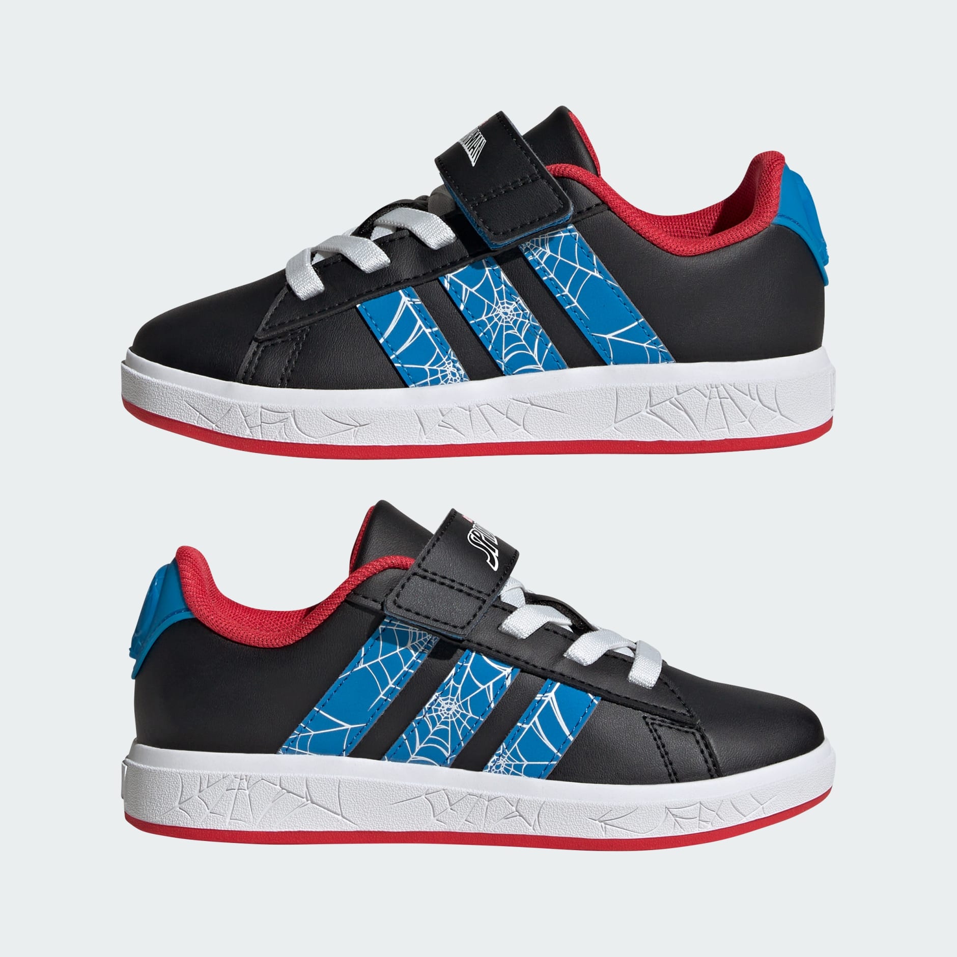 Kids Shoes - adidas Marvel Spider-Man Grand Court Shoes Kids - Black ...