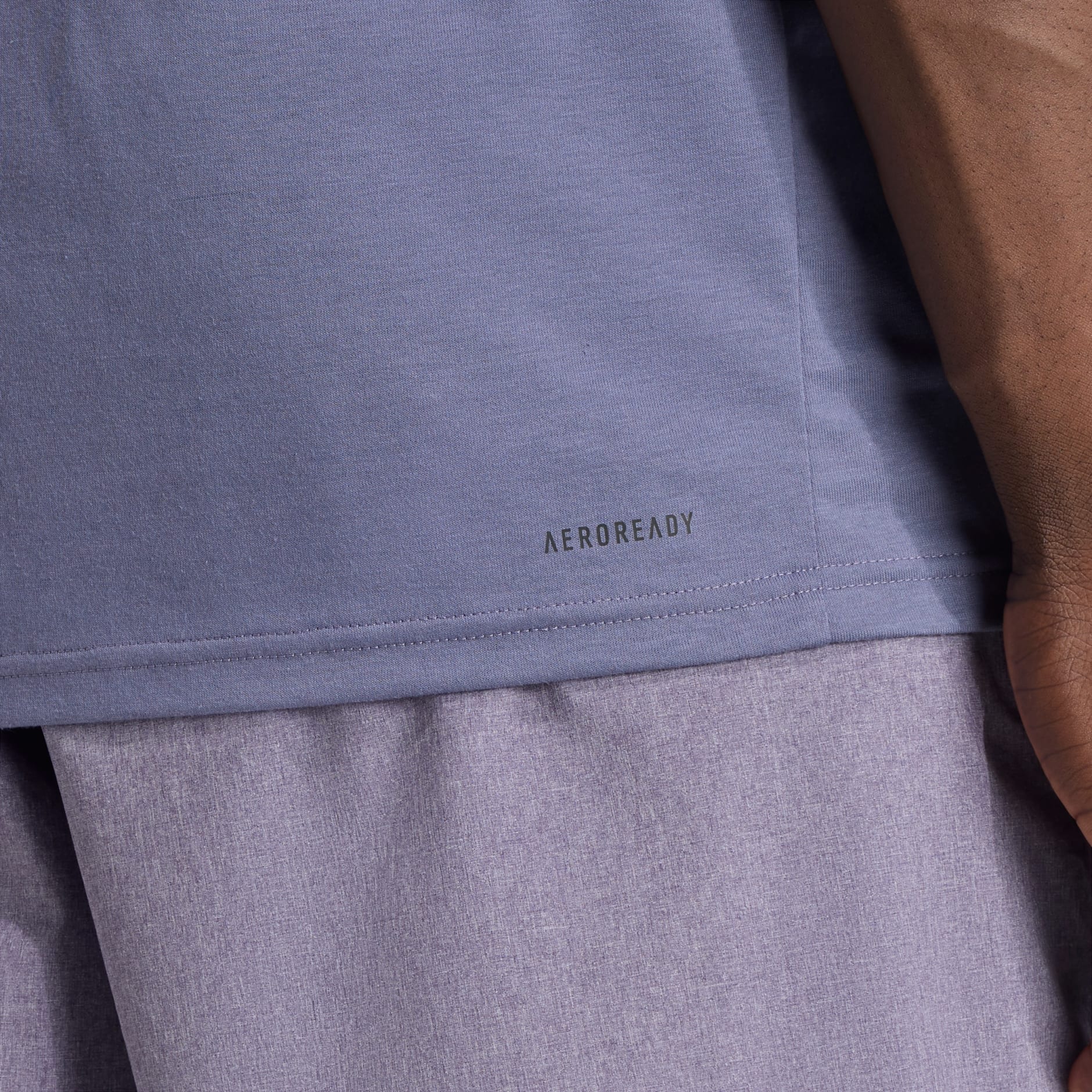 adidas Train Essentials Feelready Logo Training Tee - Purple | adidas UAE