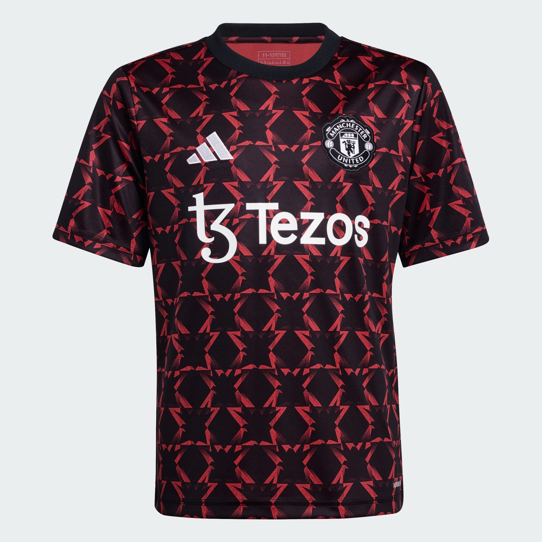 adidas Manchester United Pre-Match Jersey Kids - Black | adidas UAE