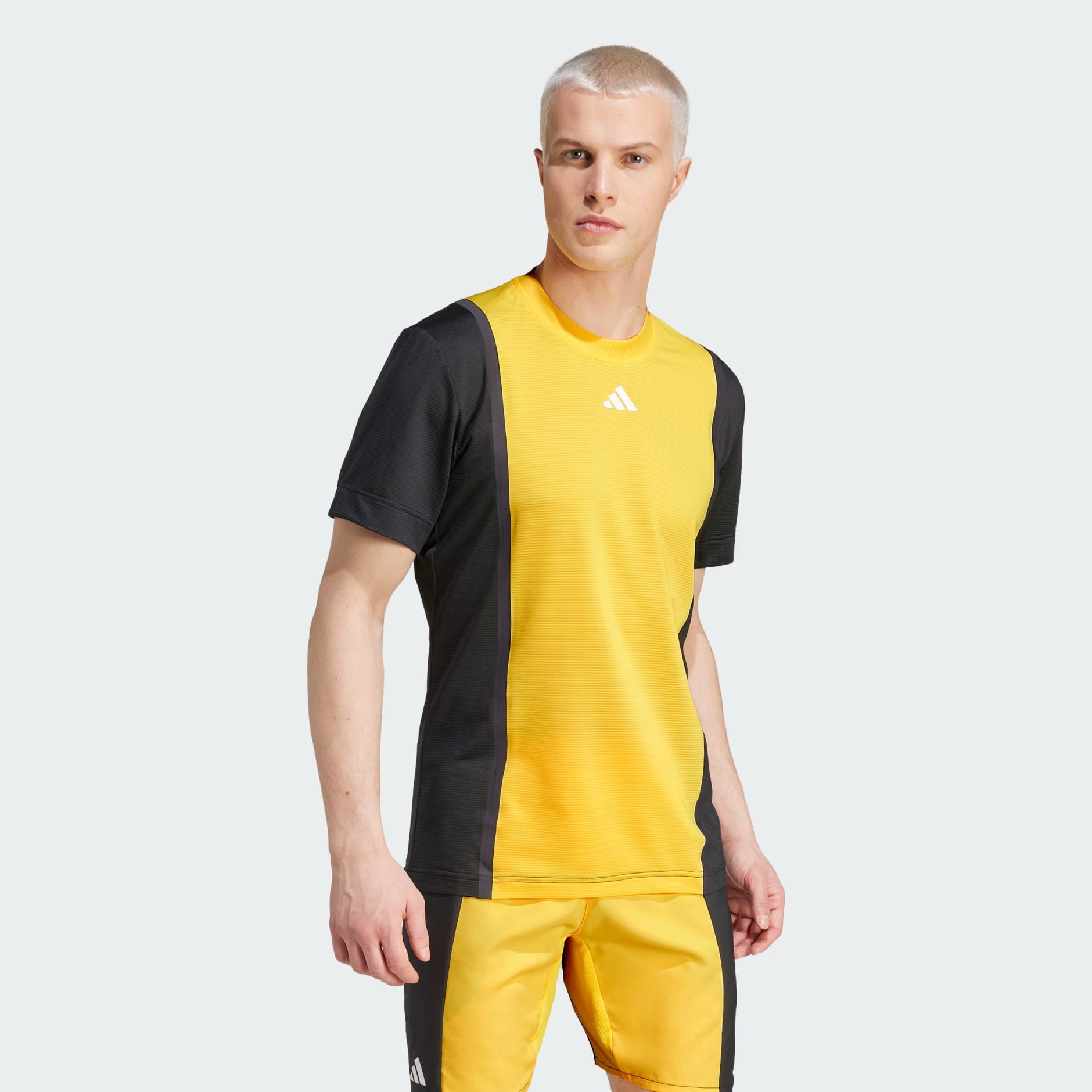 Clothing - Tennis HEAT.RDY Pro FreeLift 3D Rib Tee - Orange | adidas ...