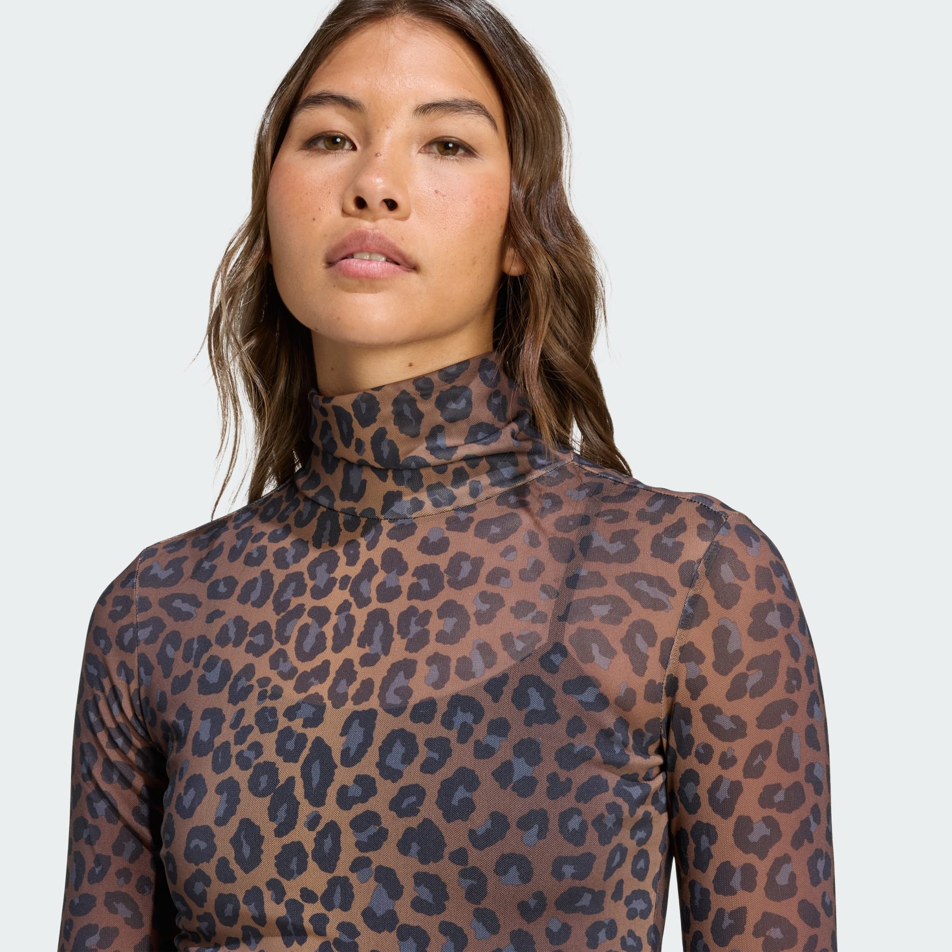 Women's Clothing - Leopard Long Sleeve Tee - Multicolour | adidas Saudi ...