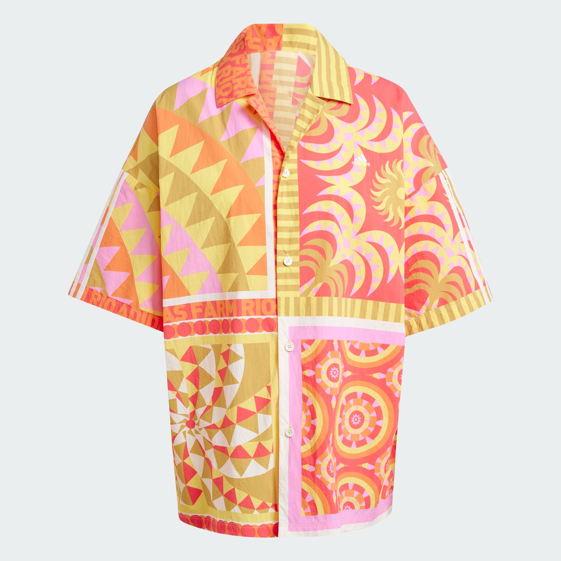 Clothing - adidas x FARM Rio Shirt - Pink | adidas South Africa