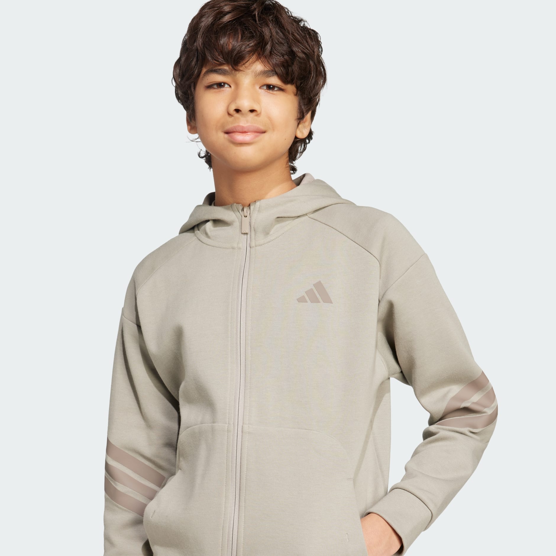 Kids Clothing - Future Icons 3-Stripes Full-Zip Hooded Track Jacket ...