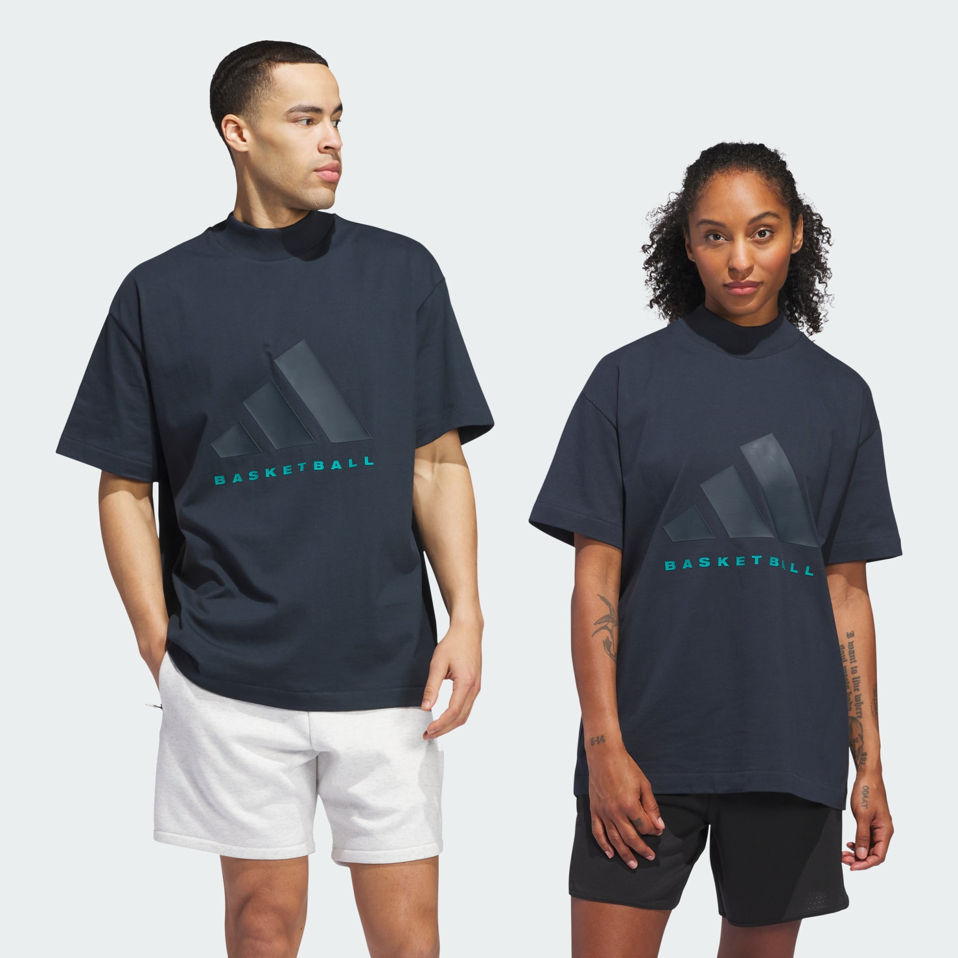 adidas adidas Basketball Tee - Blue | adidas UAE