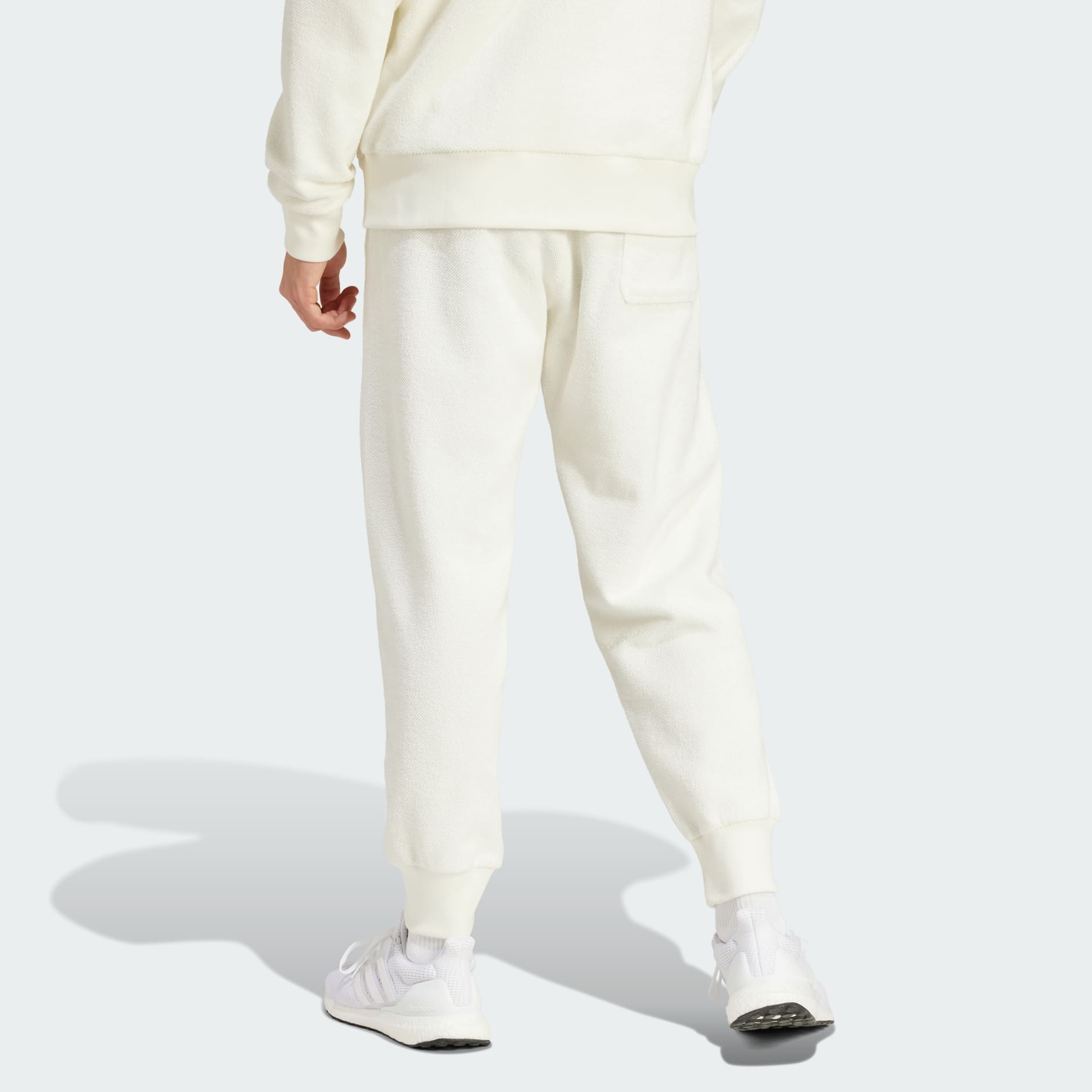 adidas Elevated ALL SZN Terry Loop Pants - White | adidas LK