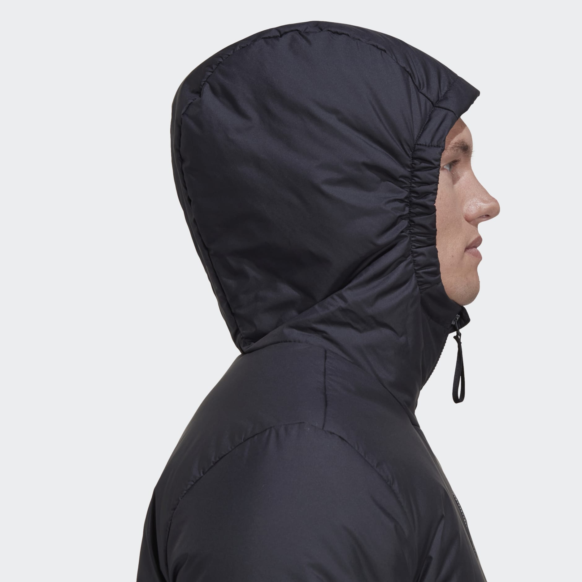 adidas BSC 3-Stripes Hooded Insulated Jacket - Black | adidas KE