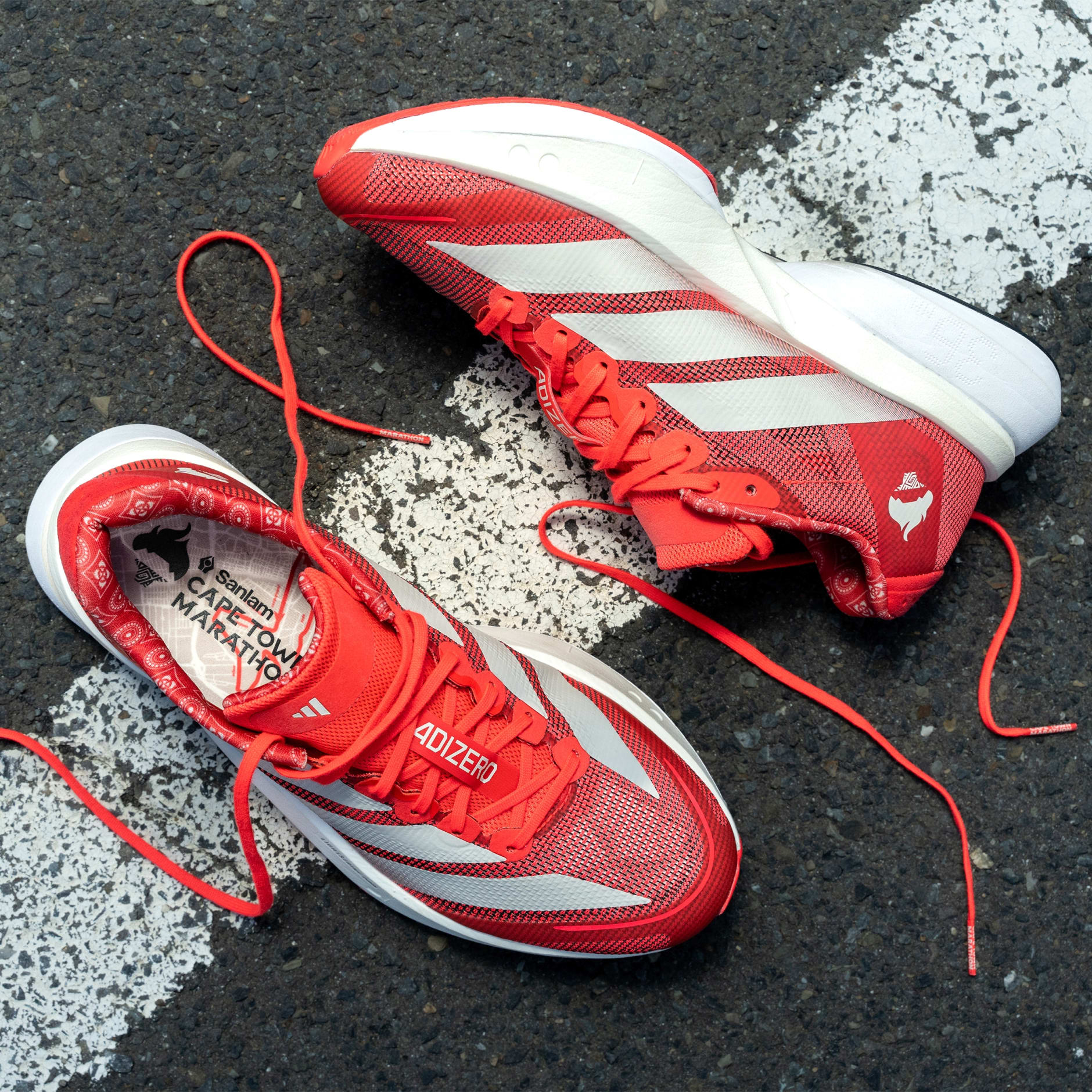 Shoes - Adizero Boston 13 Shoes Sanlam Cape Town Marathon - Red ...