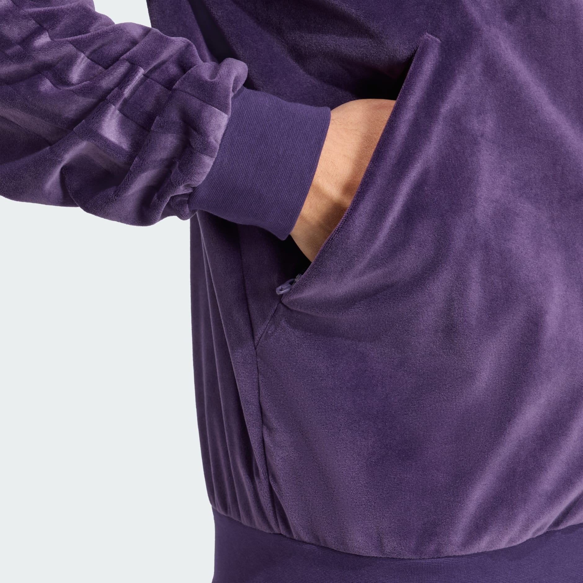 adidas Velour Track Top - Purple | adidas UAE