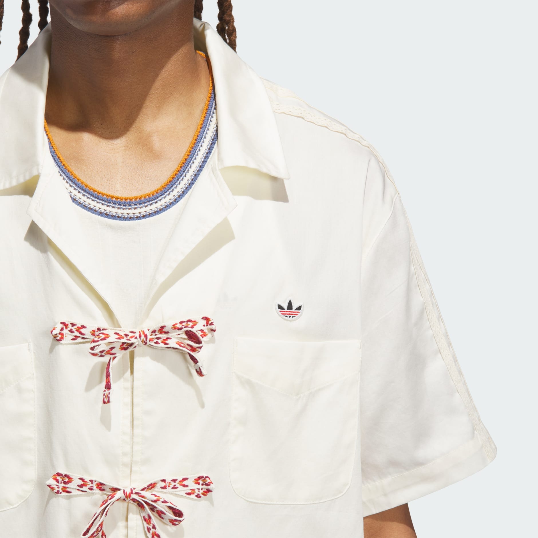 adidas Clot Bowling Shirt by Edison Chen (Gender Neutral) - White ...