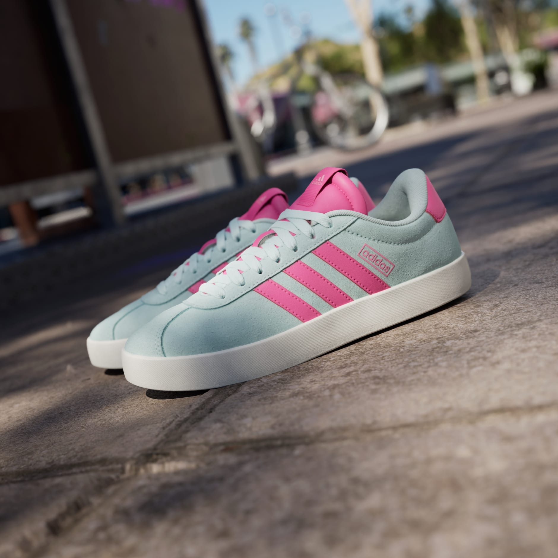 adidas VL Court 3.0 Shoes - Turquoise | adidas UAE
