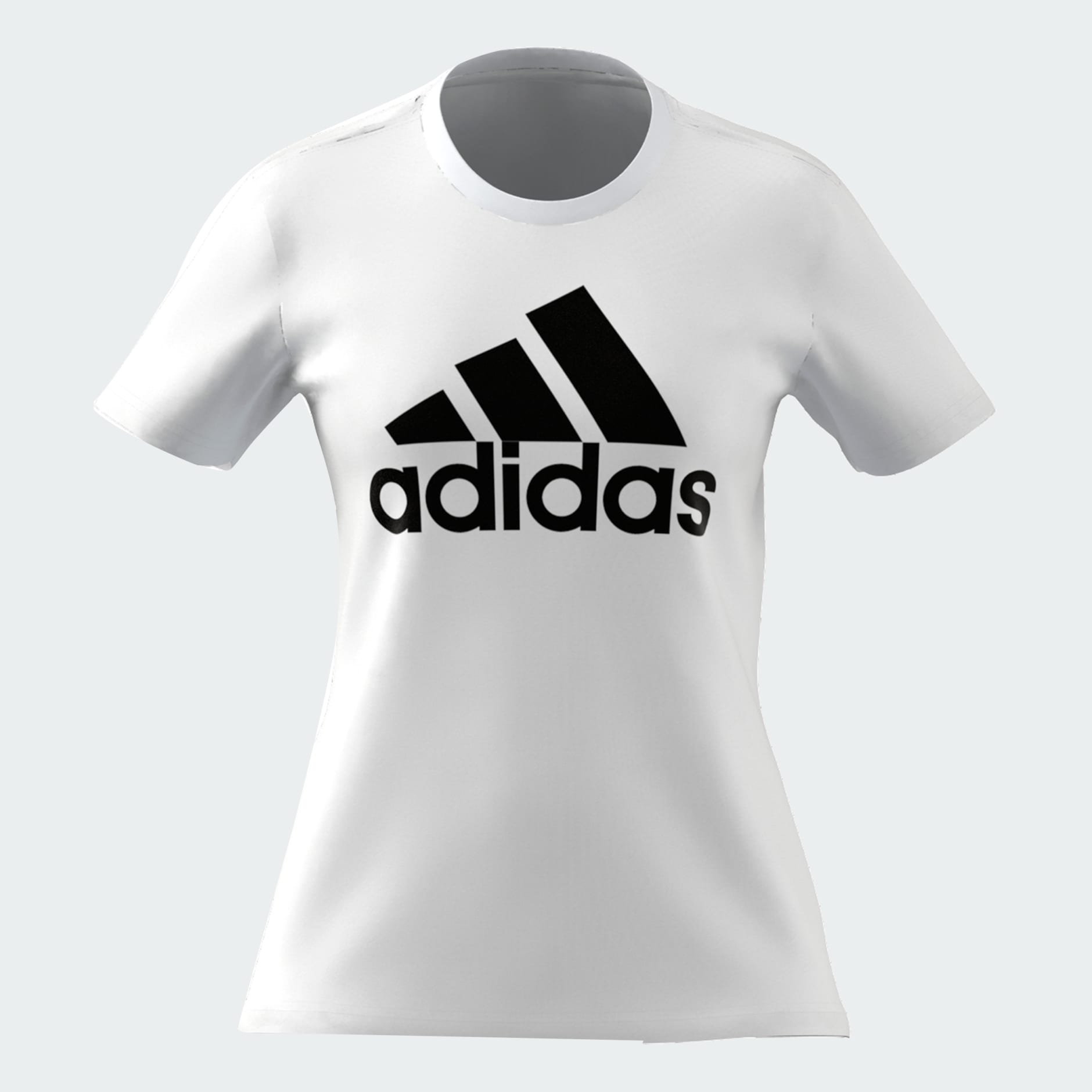 Clothing - ESSENTIALS BIG LOGO T-SHIRT - White | adidas South Africa