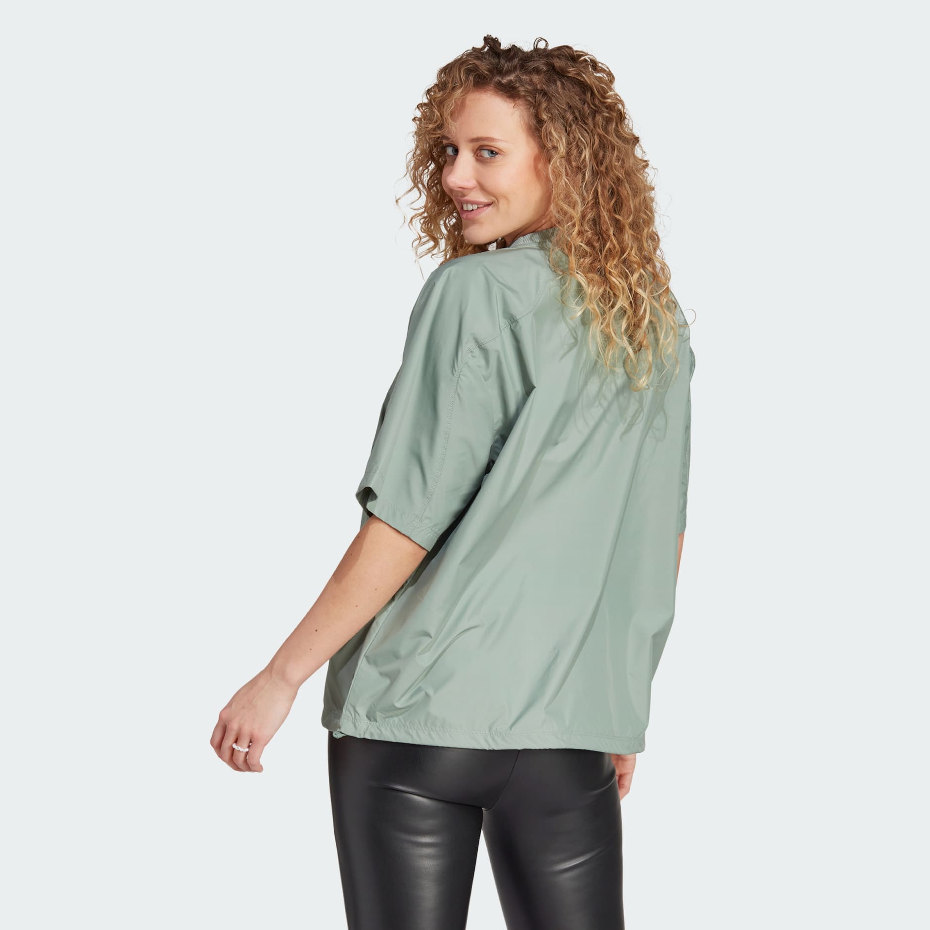 Women's Clothing - City Escape Loose-Fit Tee - Green | adidas Egypt