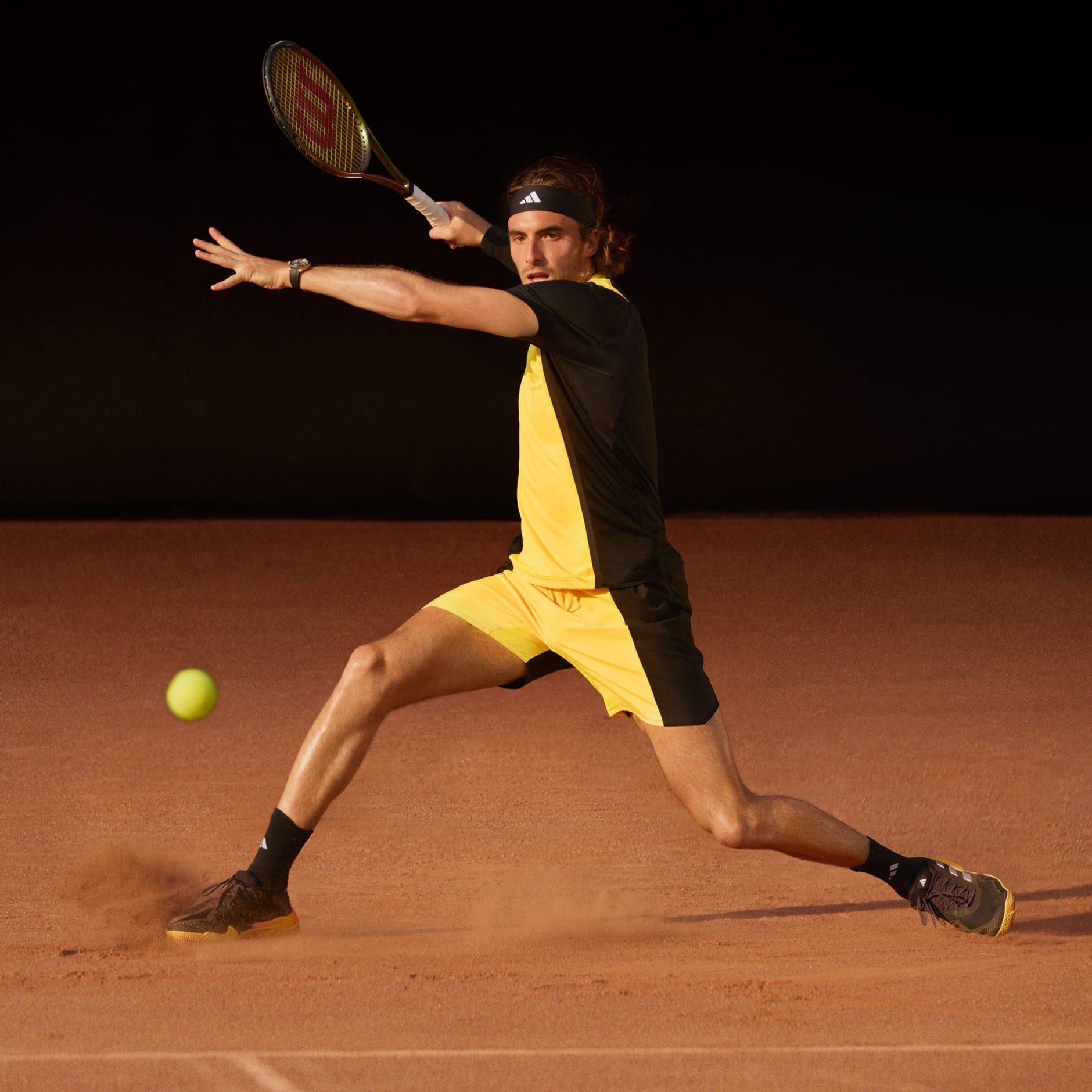 adidas Tennis HEAT.RDY Pro FreeLift 3D Rib Tee - Orange | adidas UAE