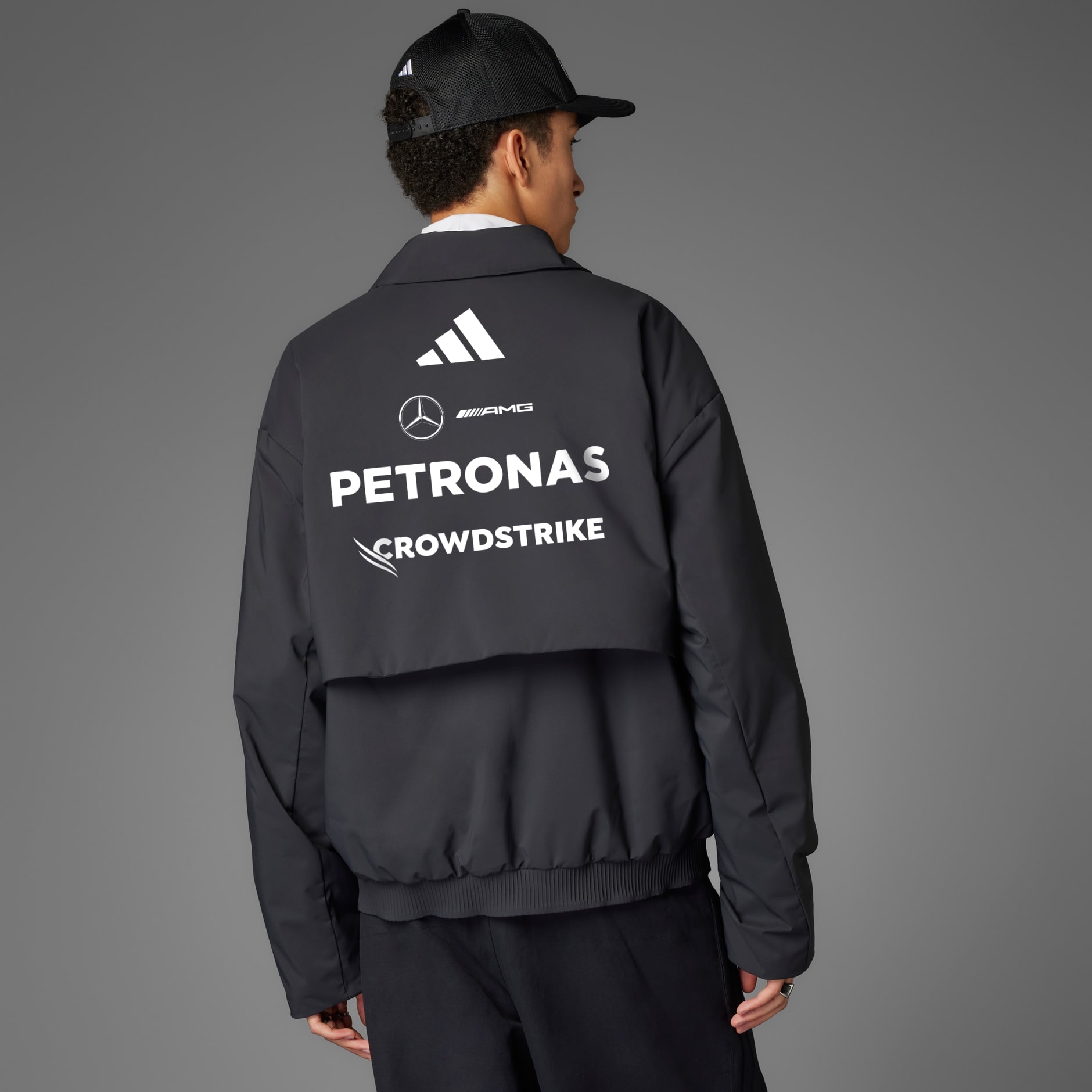 Clothing - MERCEDES - AMG PETRONAS FORMULA ONE TEAM JACKET MEN - Black ...