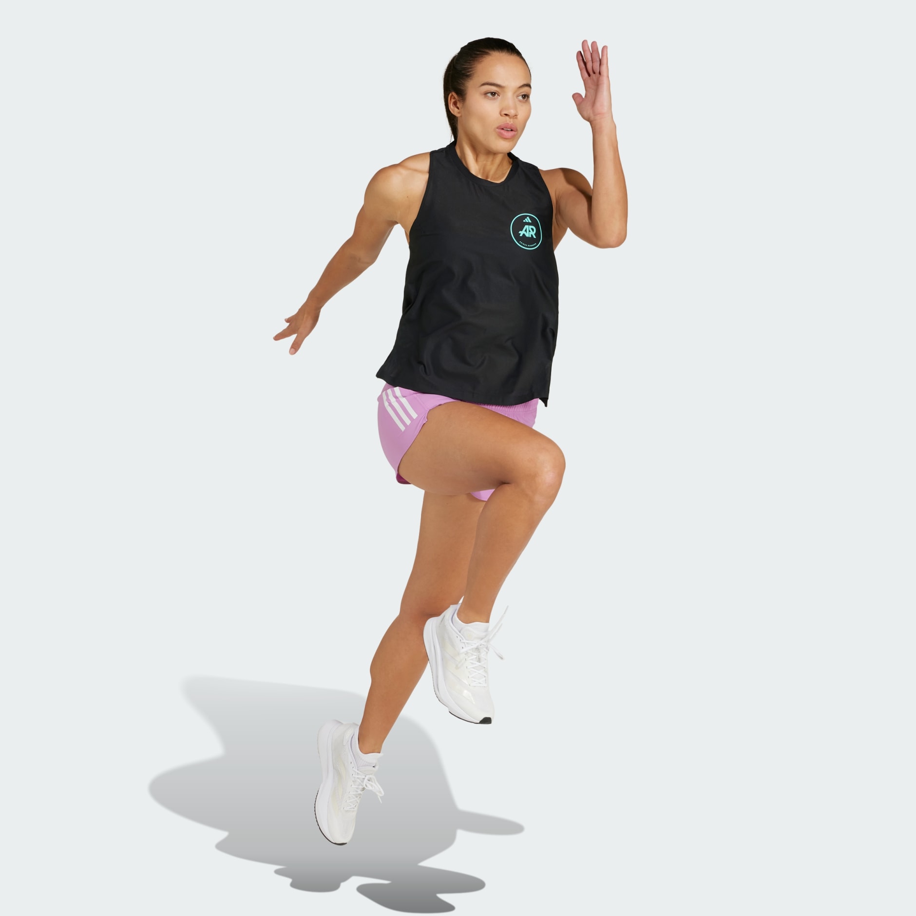 Clothing - Own the Run Shorts - Purple | adidas South Africa