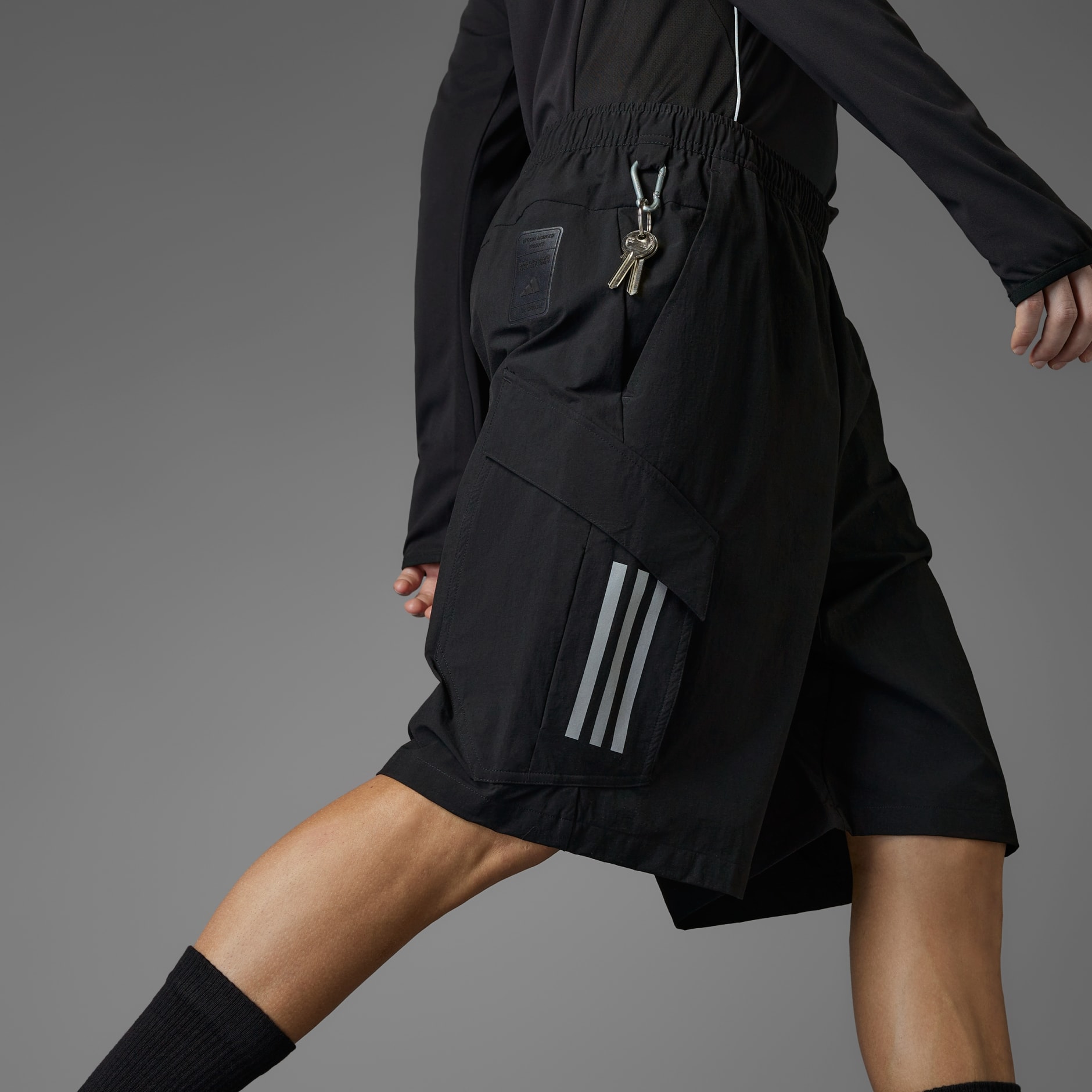 adidas MERCEDES - SHORT AMG PETRONAS FORMULA ONE TEAM MECHANICS - Noir