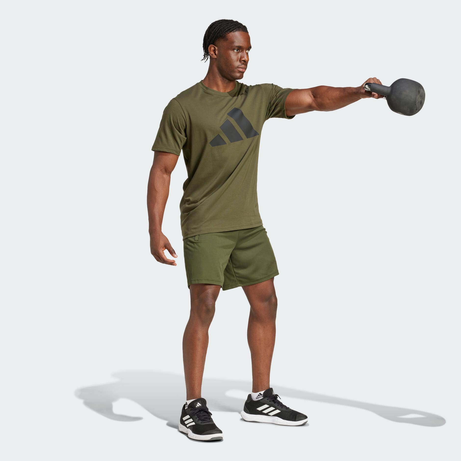 adidas T-shirt de training avec logo Train Essentials Feelready - Vert