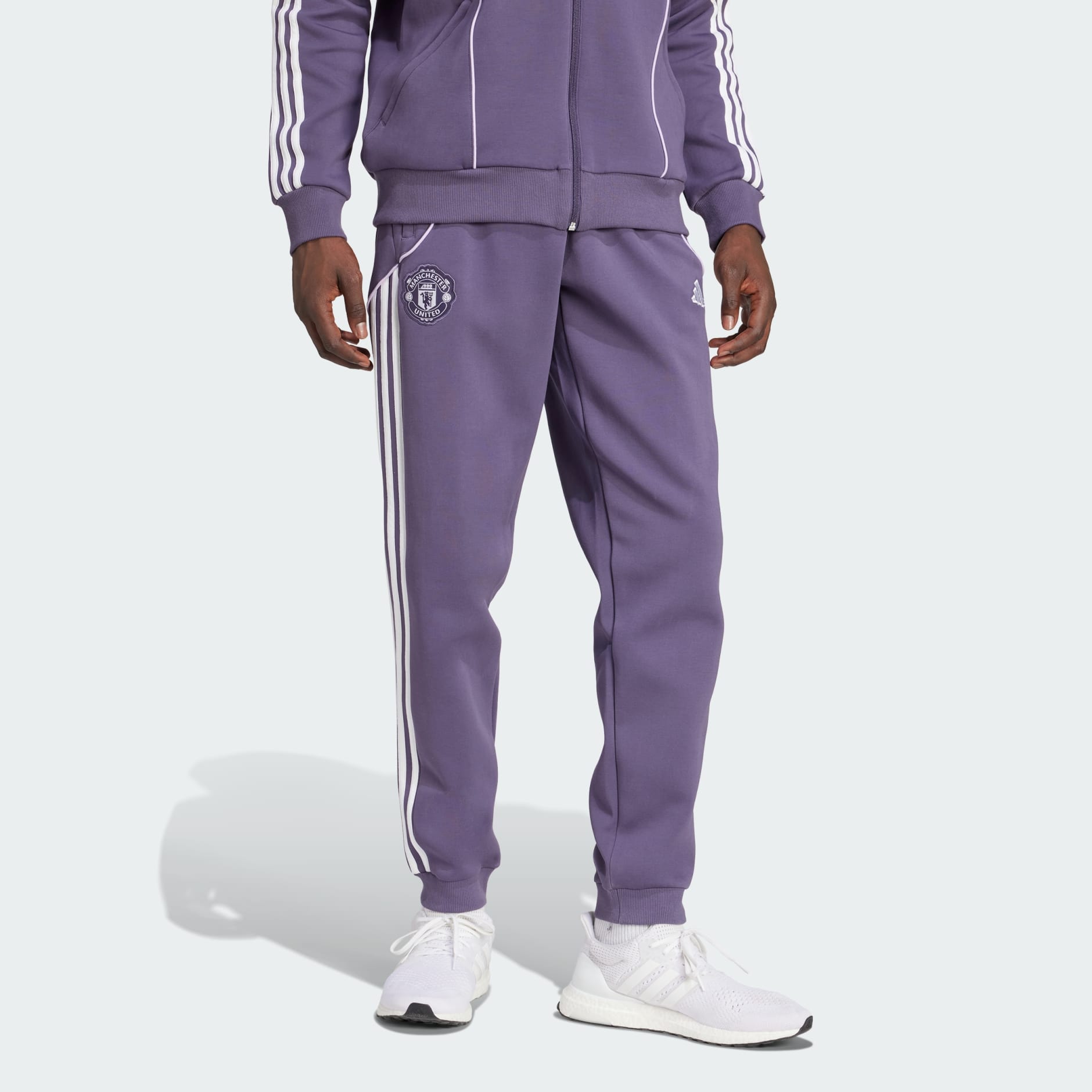 Clothing - Manchester United UBP Doubleknit Pants - Purple | adidas ...