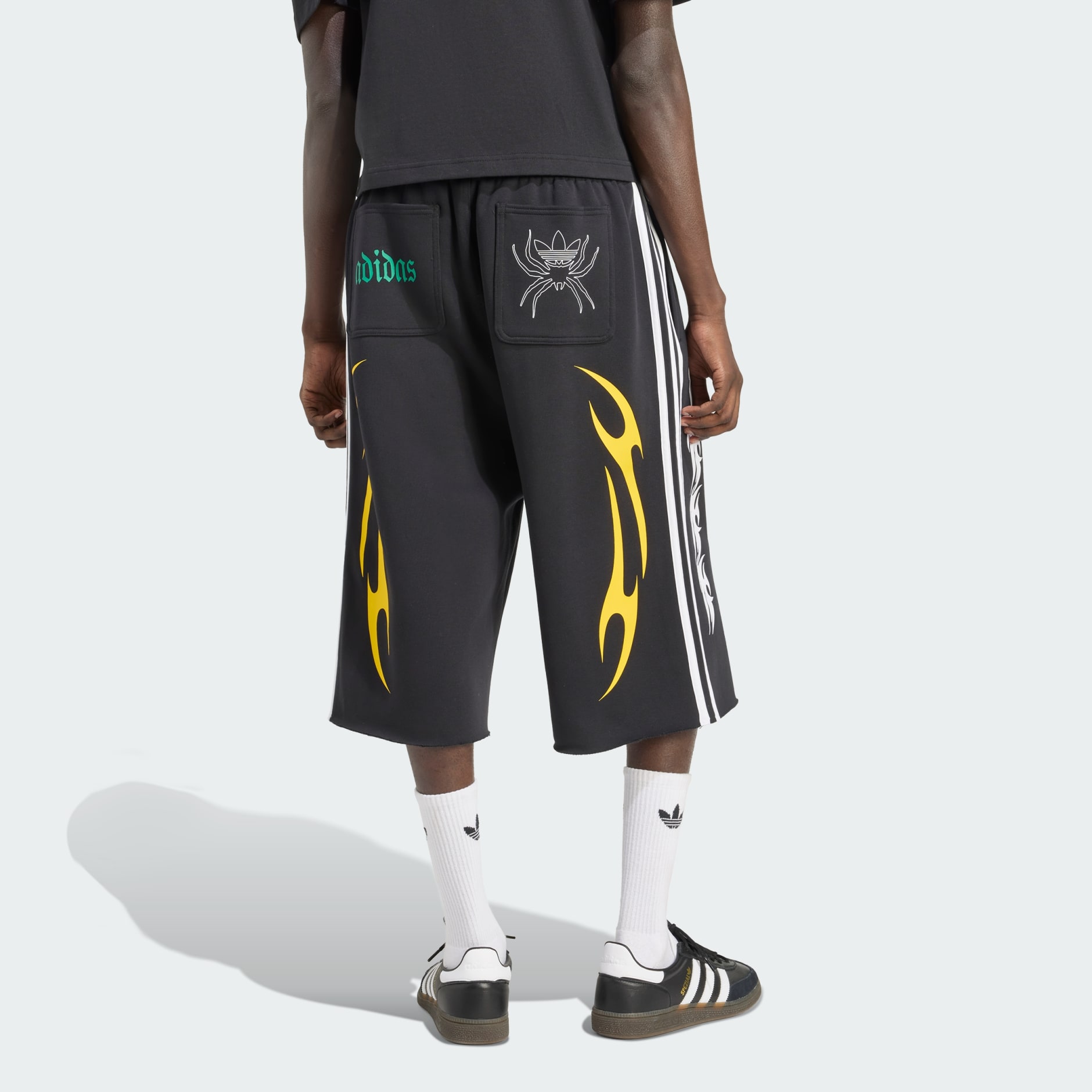 Clothing - Spiders Oversized Inch Sweat Shorts - Black | adidas South ...