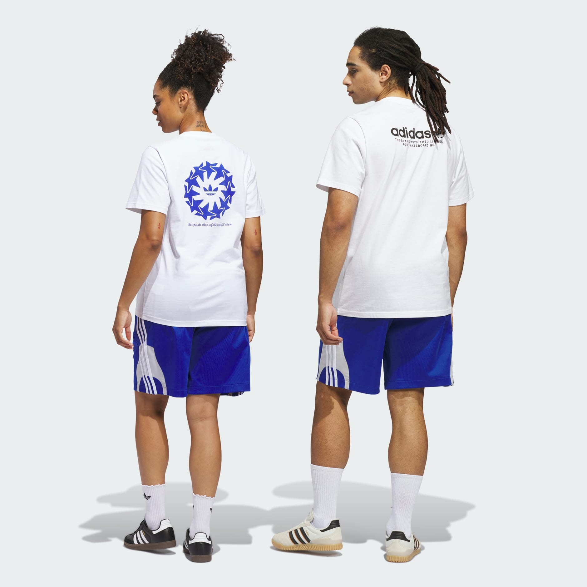Clothing - Skateboarding Classics Football Short - Blue | adidas Saudi Arabia