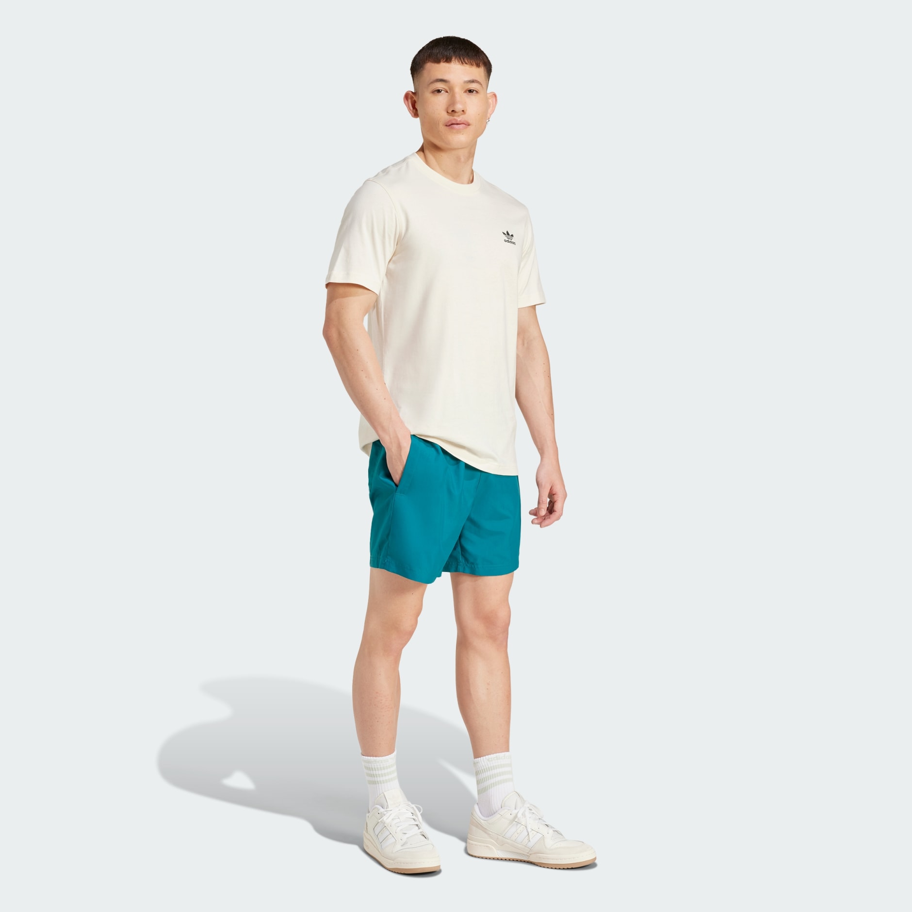 Clothing - Adicolor Essentials Solid Swim Shorts - Turquoise | adidas ...