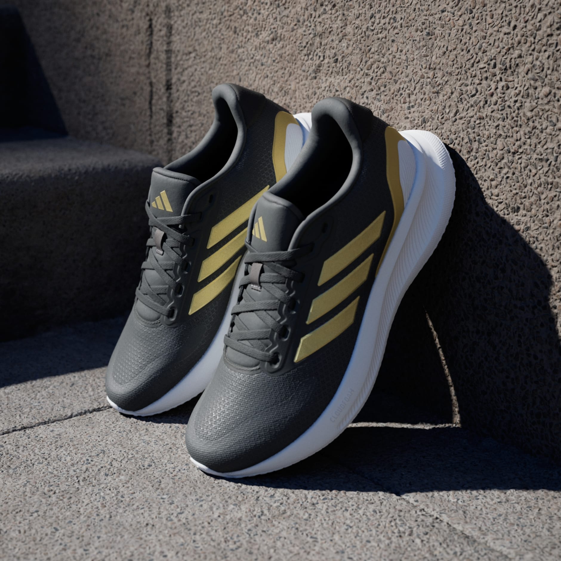 SHOES - Runfalcon 5 Running Shoes - Black | adidas Qatar