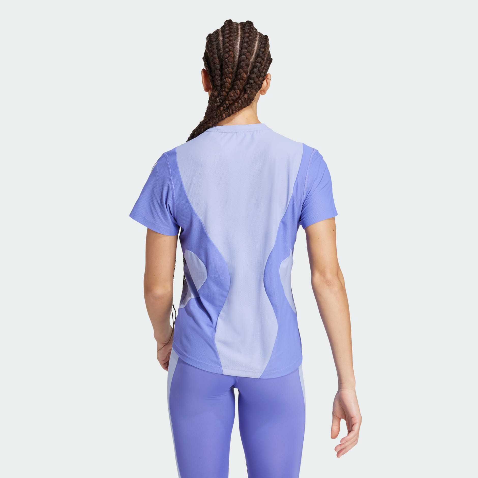 Women's Clothing - AEROREADY Tee - Blue | adidas Saudi Arabia