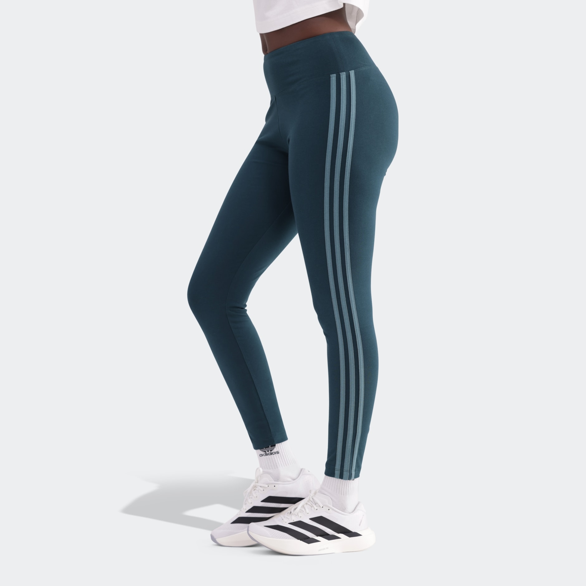 Clothing - 3S LEGGING W F25 - Green | adidas South Africa