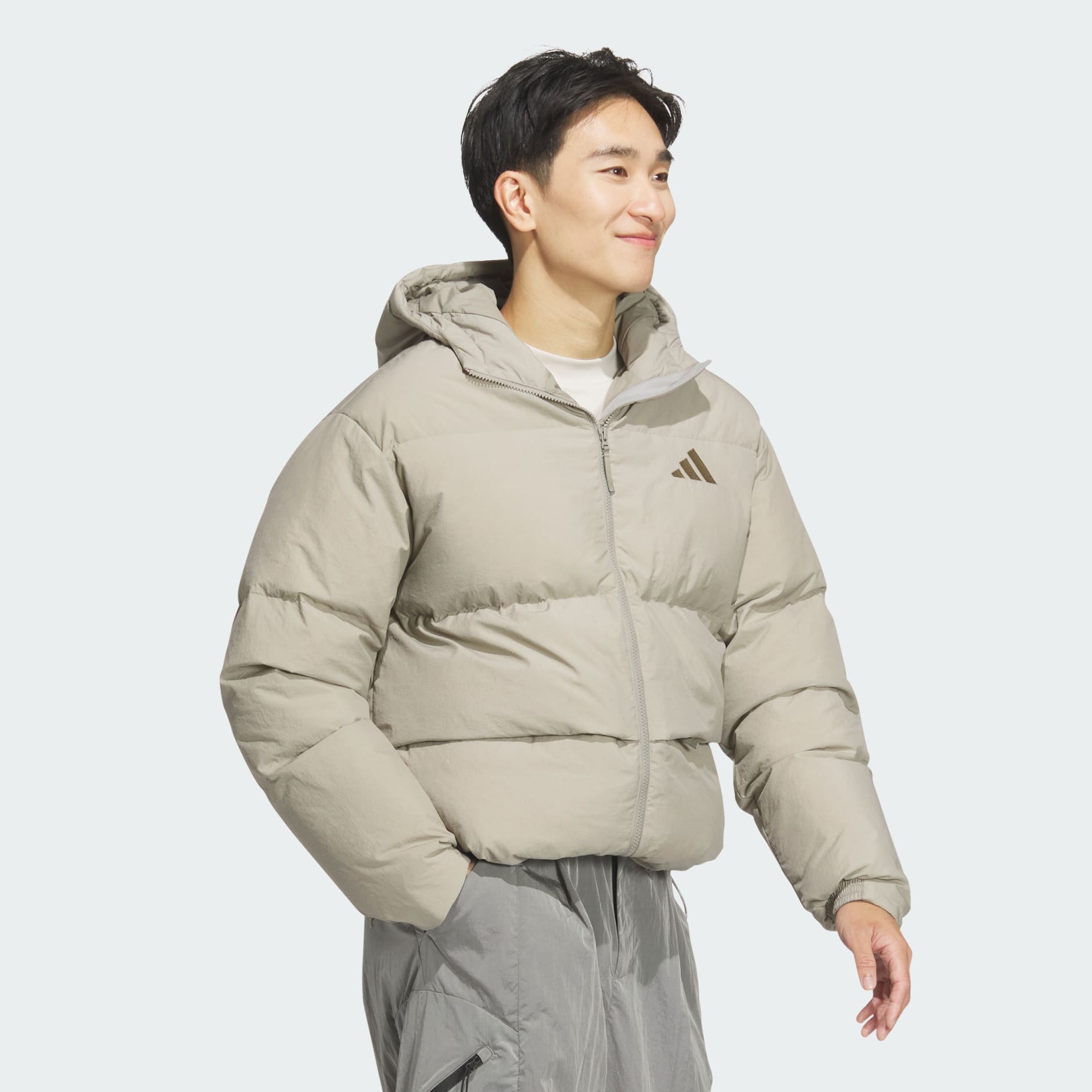 Basic Down Jacket - Green | adidas Hong Kong
