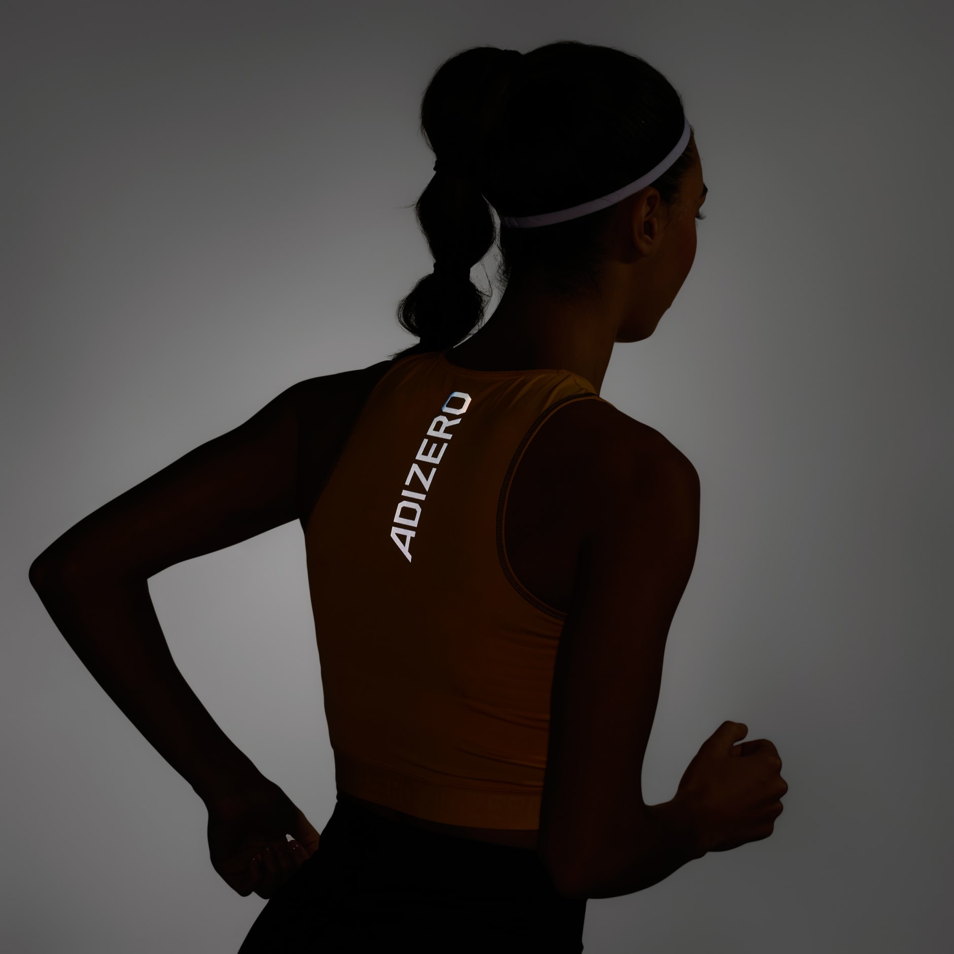 adidas גופיית ריצה Adizero - צהוב | adidas IL